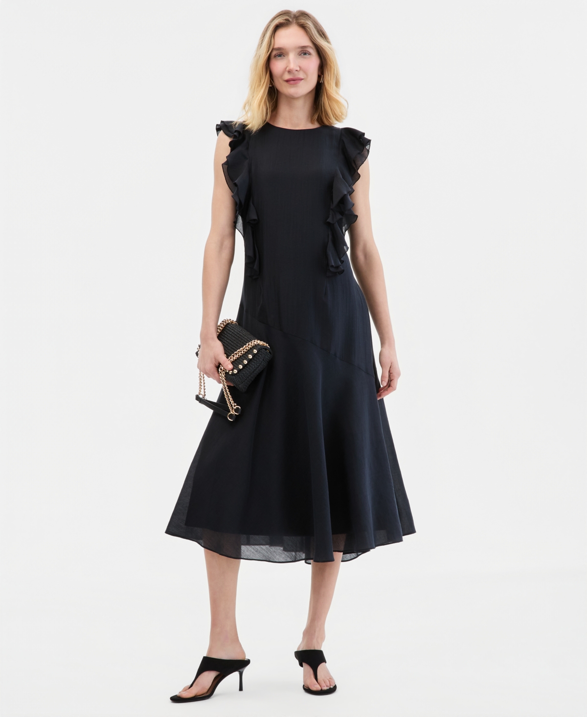 Click here for I.n.c. International Concepts Womens Ruffle Sleeve... prices