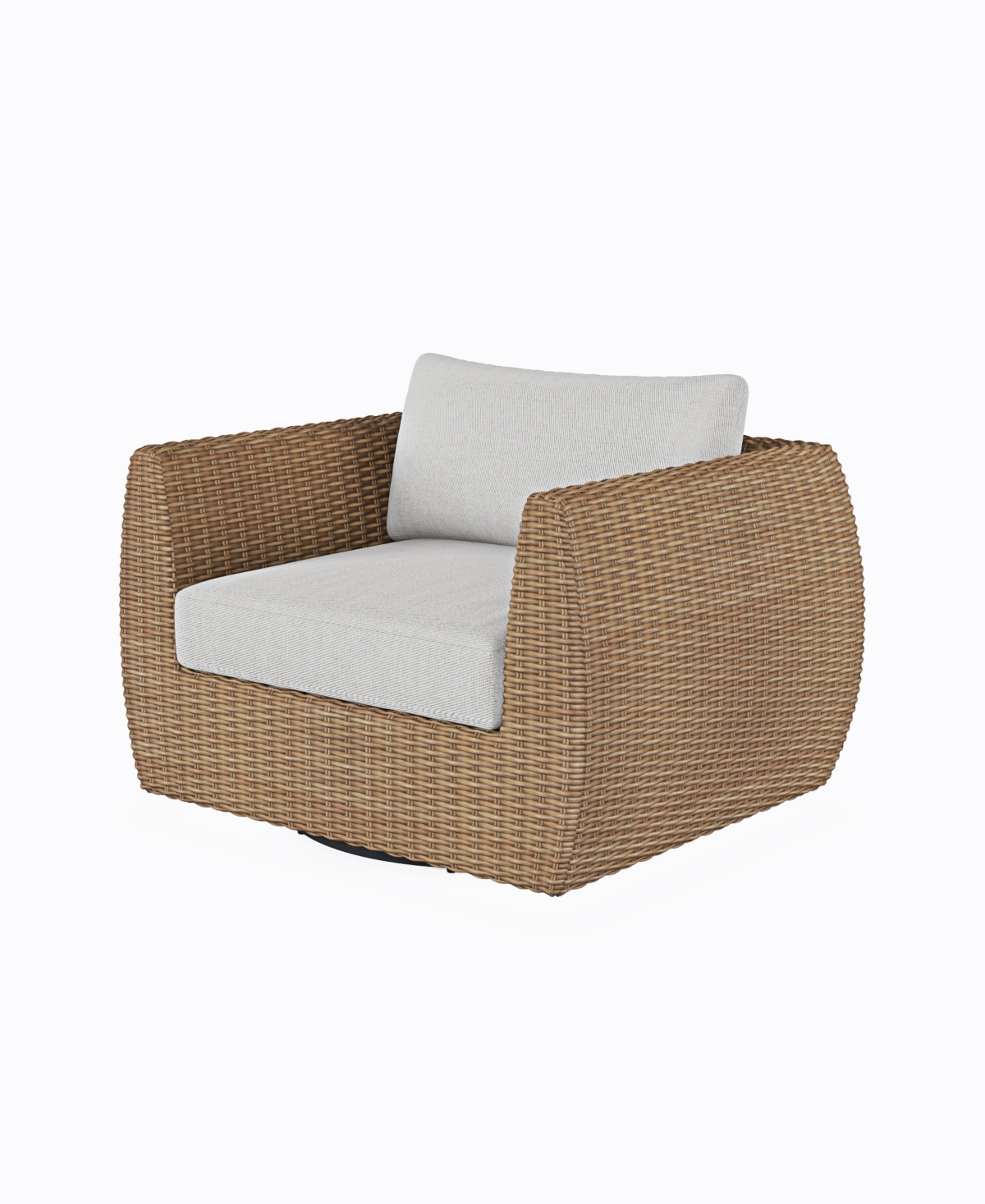 Click here for Sculptura 42 Aluminum Outdoor Swivel Club Chair  C... prices