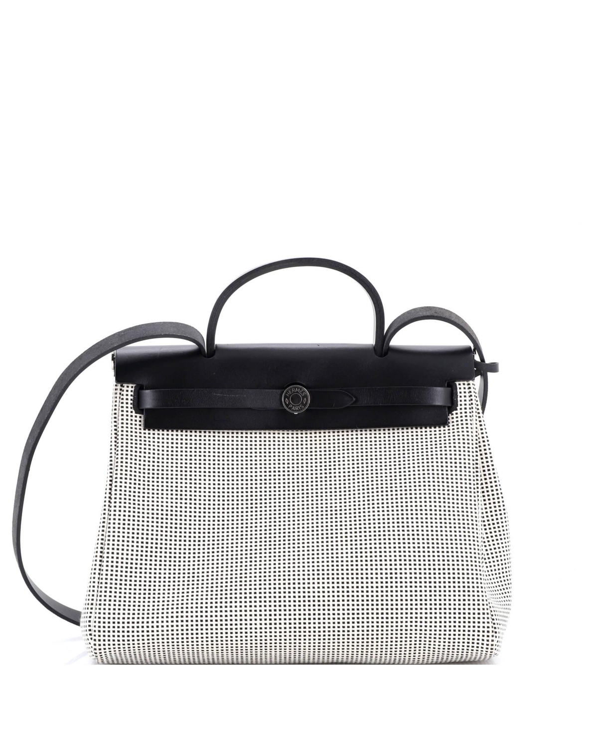 Click here for Pre-Owned HERMES 31 Herbag Zip Criss Viking Toile... prices