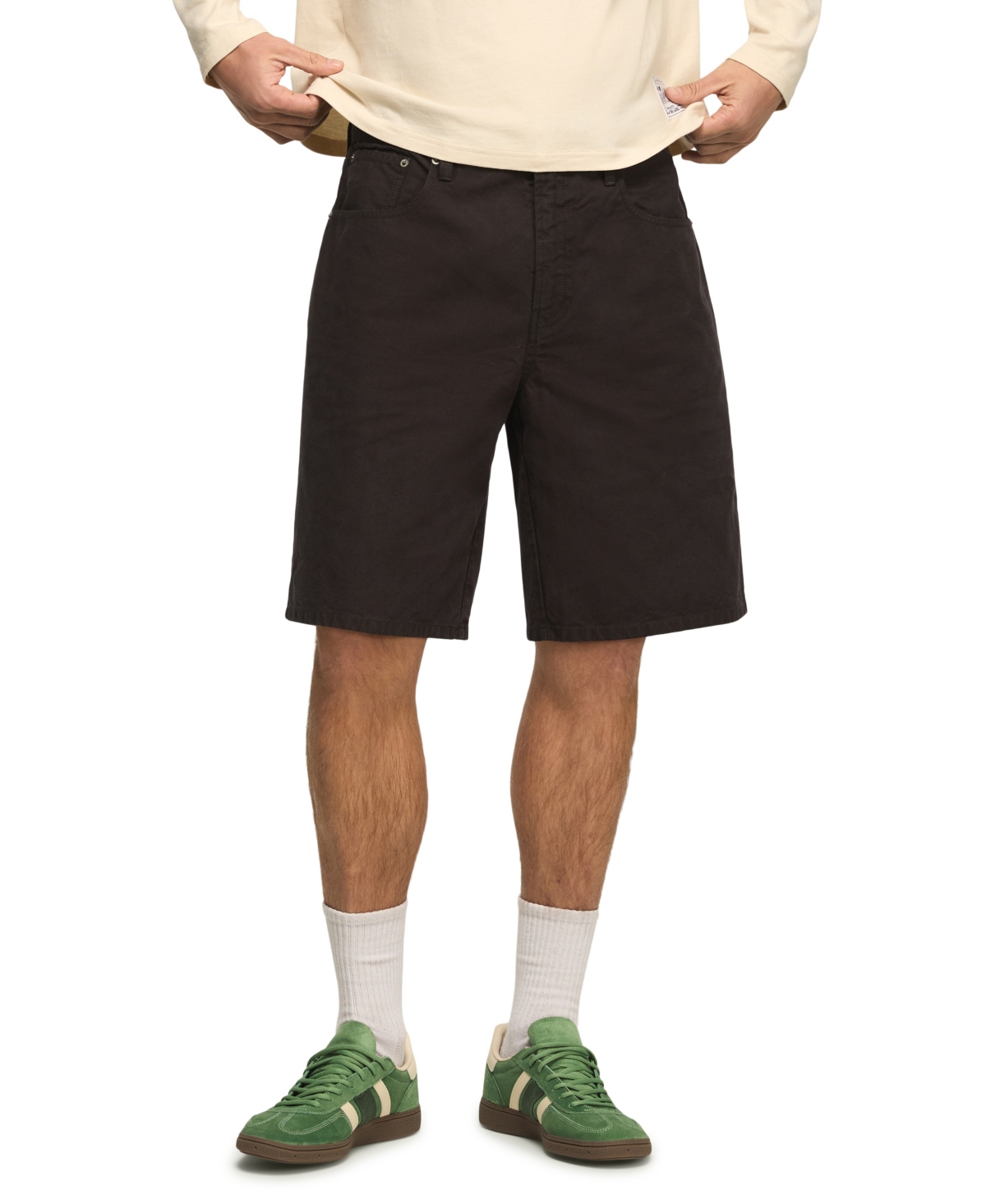 Click here for Lucky Brand Mens Canvas 5 Pocket Shorts - Phantom prices