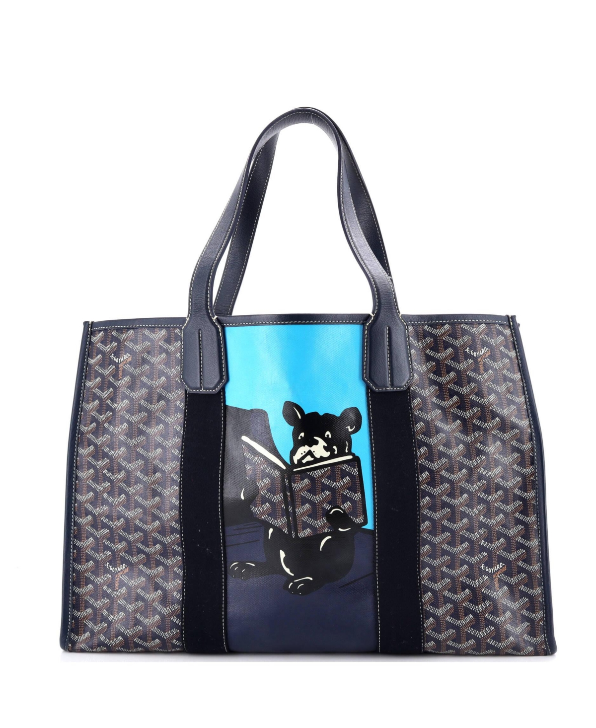 Click here for Pre-Owned Goyard Mm Villette Tote Printed Coated C... prices