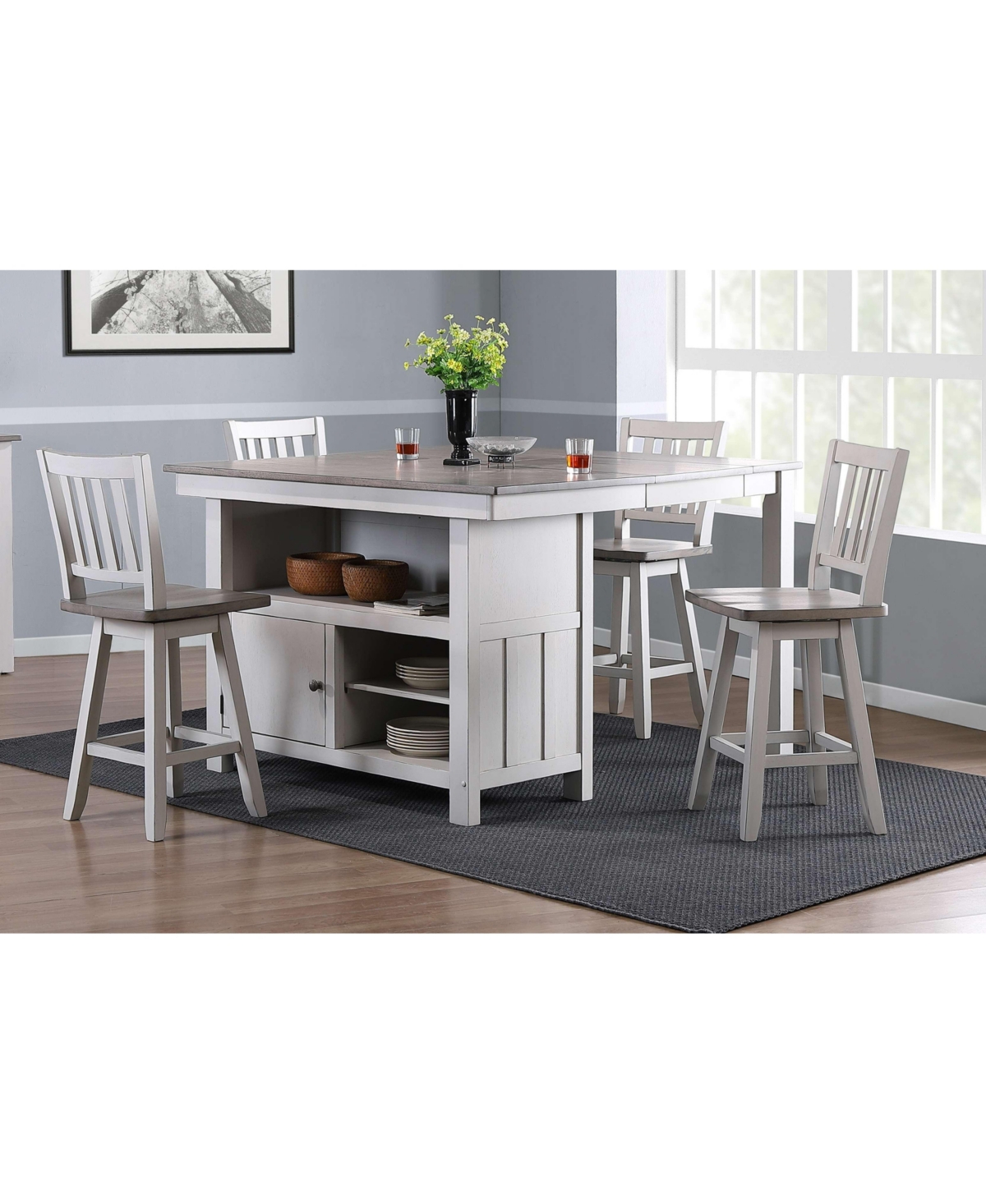 Click here for Kings Brand Furniture Rustic Solid Wood 360°... prices