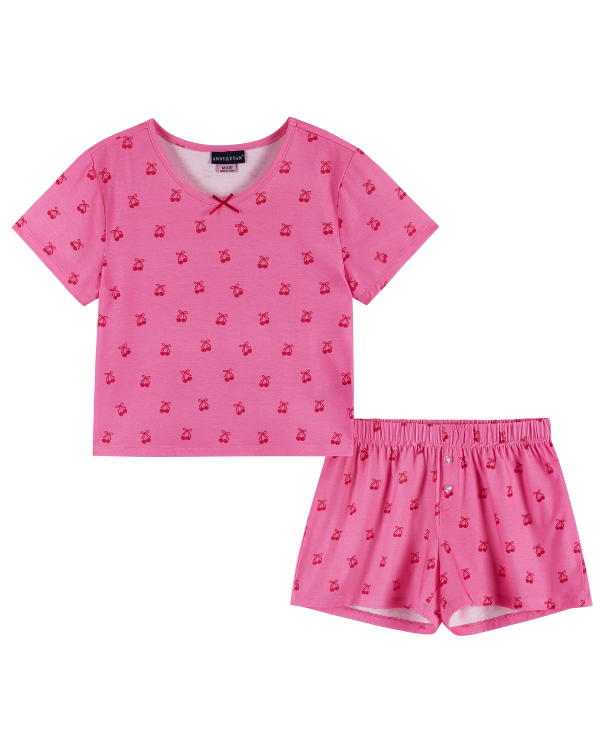 Click here for Andy & Evan Girls 6-16 Rosette T-Shirt and Shorts... prices