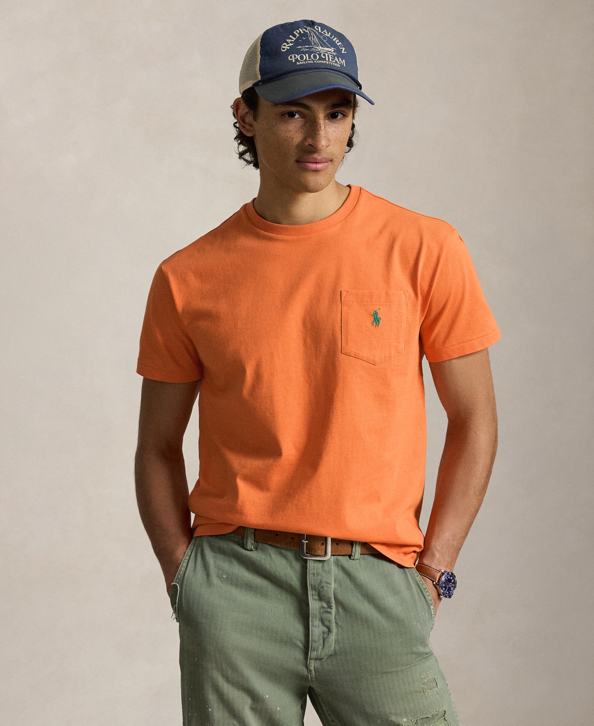 Click here for Polo Ralph Lauren Mens Classic-Fit Jersey Pocket T... prices