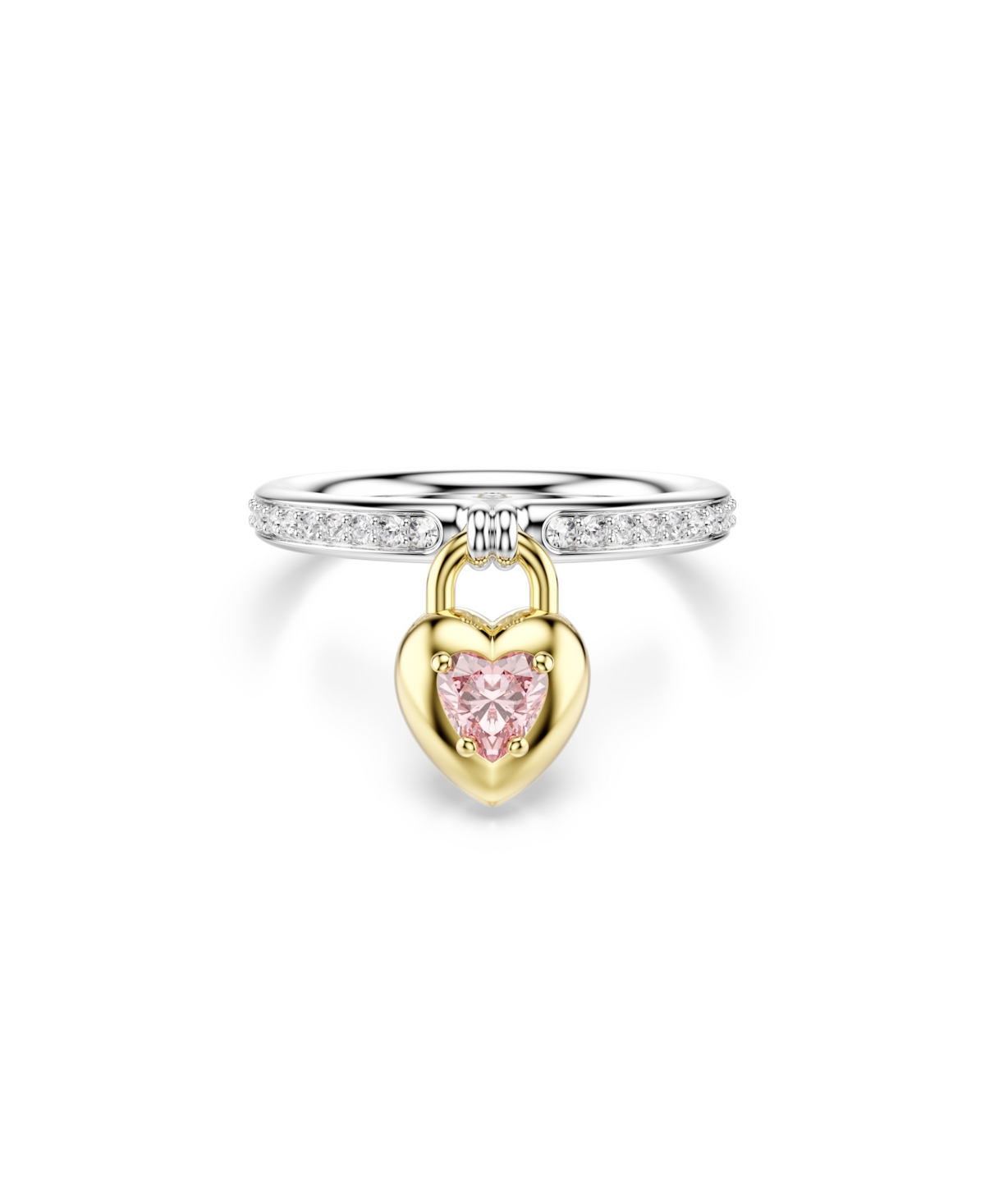 Click here for Swarovski Mixed Metal Idyllia Motif Ring - Two-Ton... prices