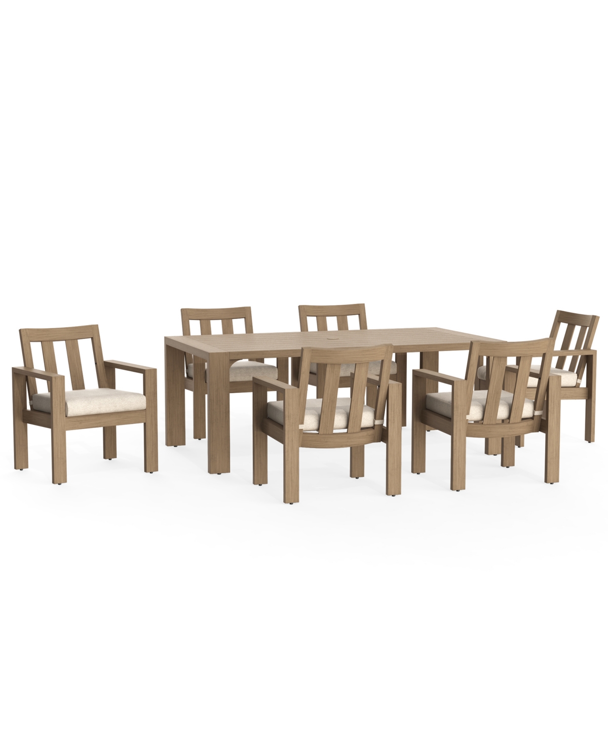Click here for Mansfield 7-Pc. Outdoor Dining Set (1 Dining table... prices