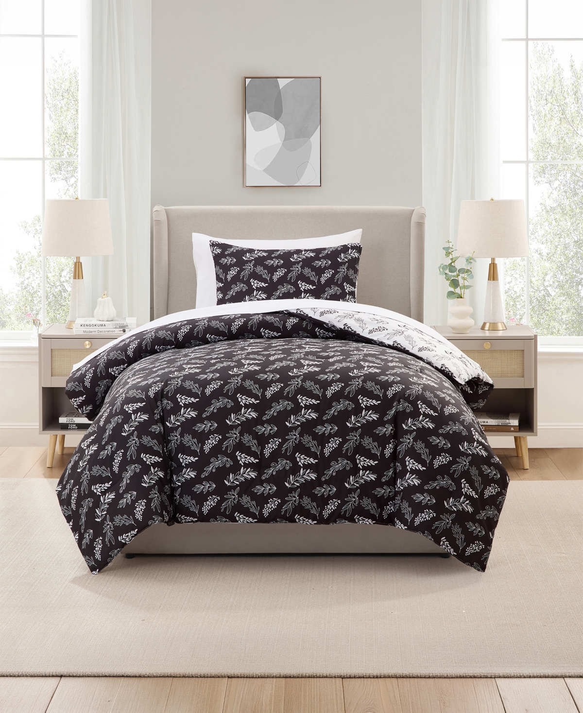Click here for Nestl Luxury Soft Botanical Design 5-Pc. Comforter... prices