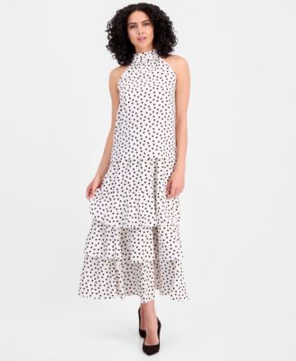 Click here for Anne Klein Womens Polka Dot Halter Top Polka Dot P... prices
