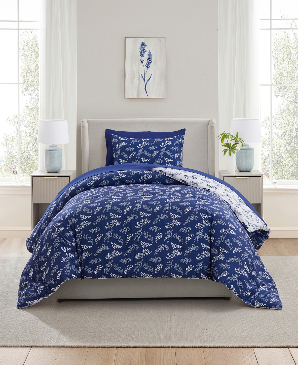Click here for Nestl Luxury Soft Botanical Design 5-Pc. Comforter... prices