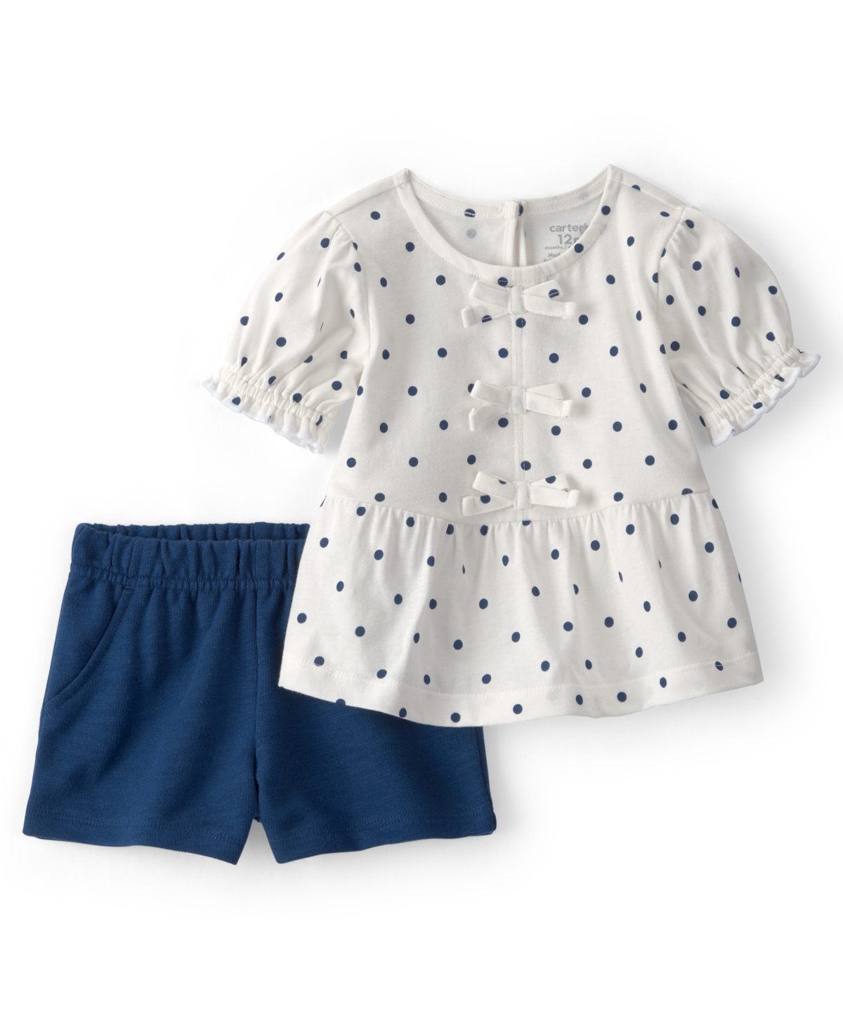 Click here for Carters Baby Girls Polka Dots Top & Shorts  2-Piec... prices