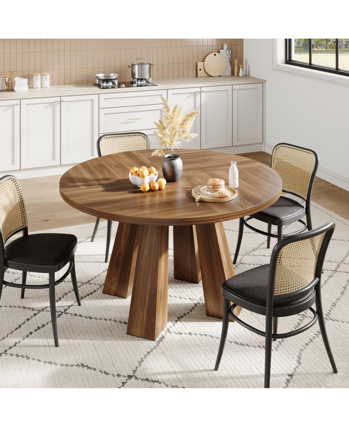 Click here for gaomon Round Dining Table for 4-6 People  47 Inche... prices