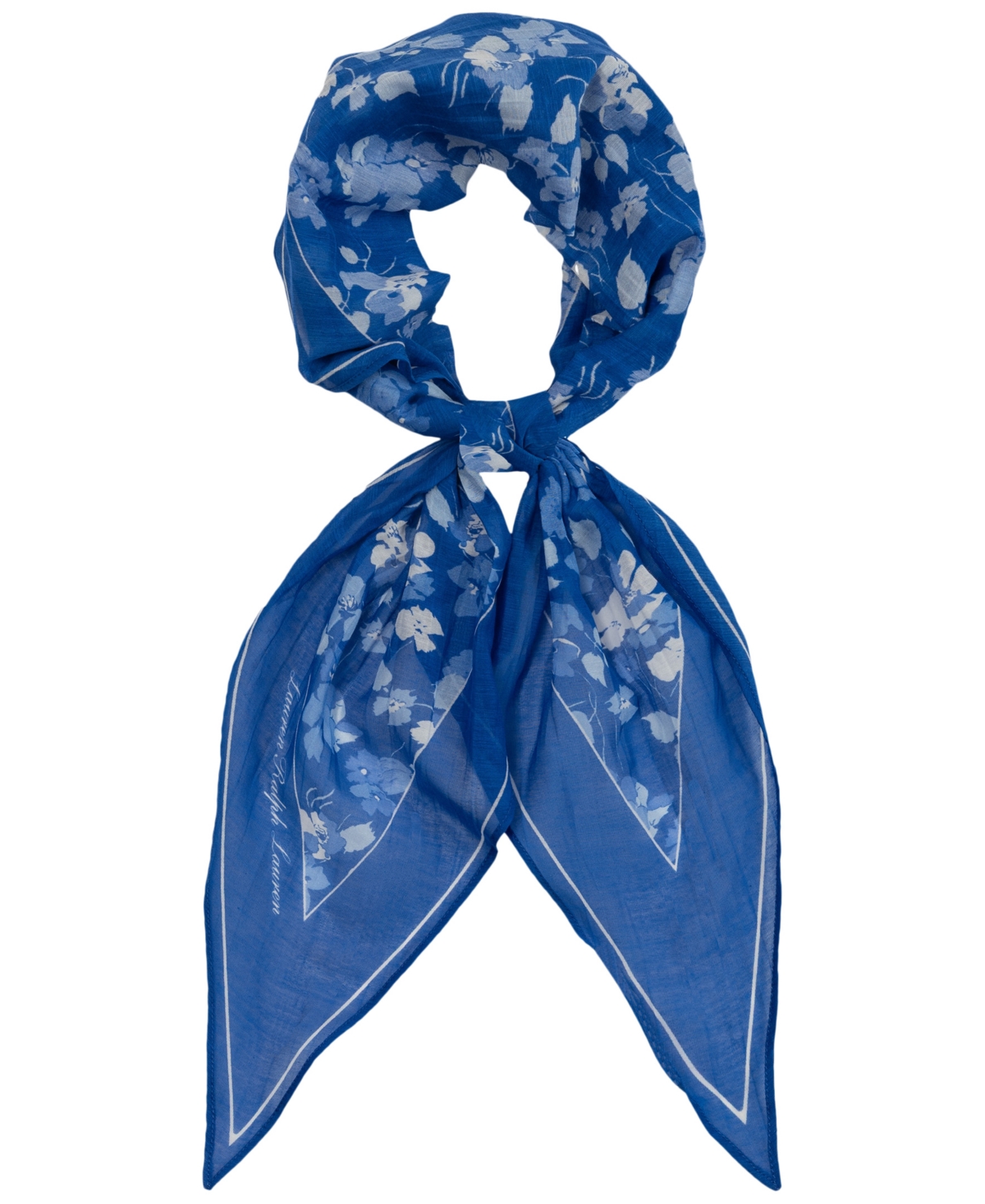 Click here for Lauren Ralph Lauren Floral Large Diamond Scraf - C... prices