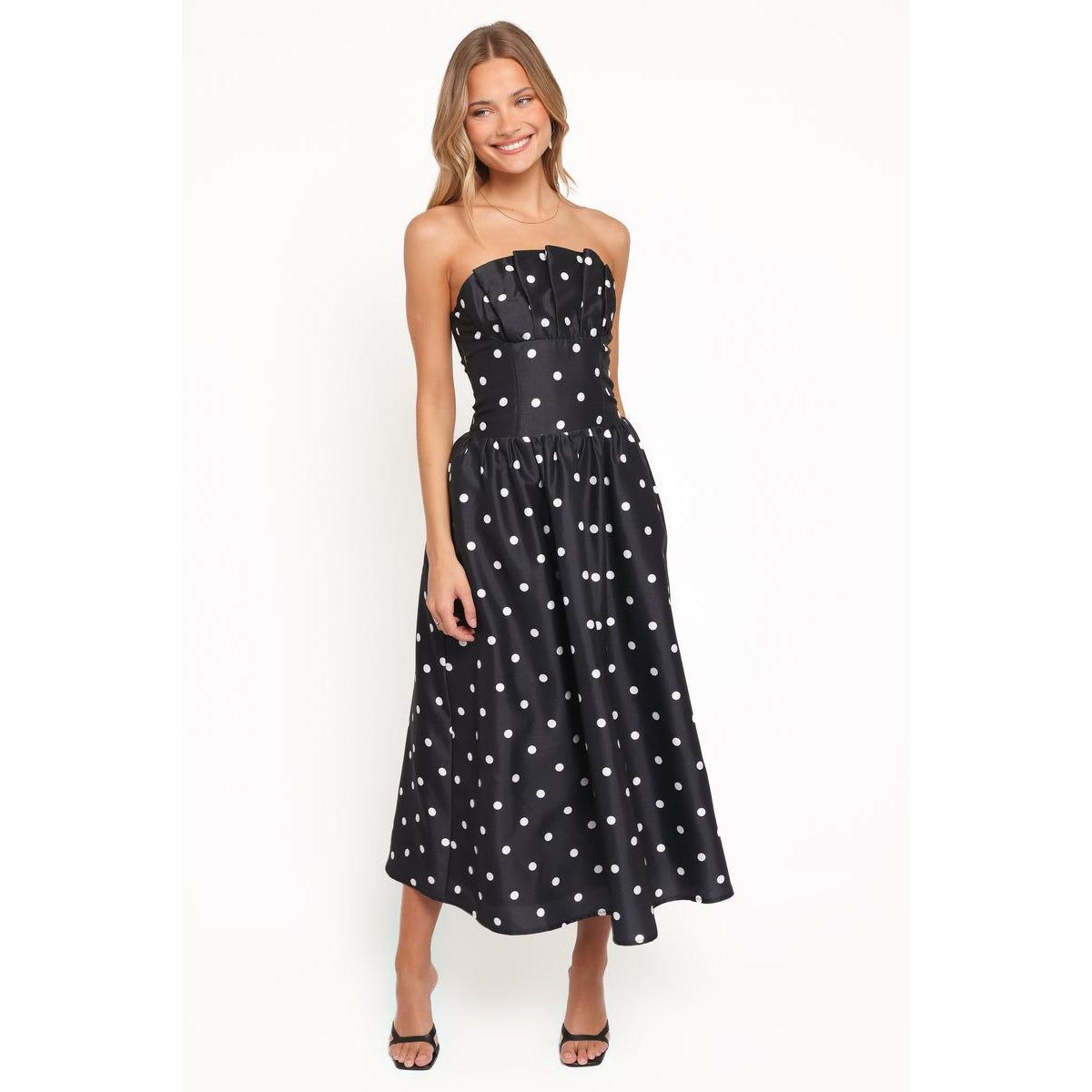 Click here for Petal and Pup Womens Kimbra Strapless Midi Dress -... prices