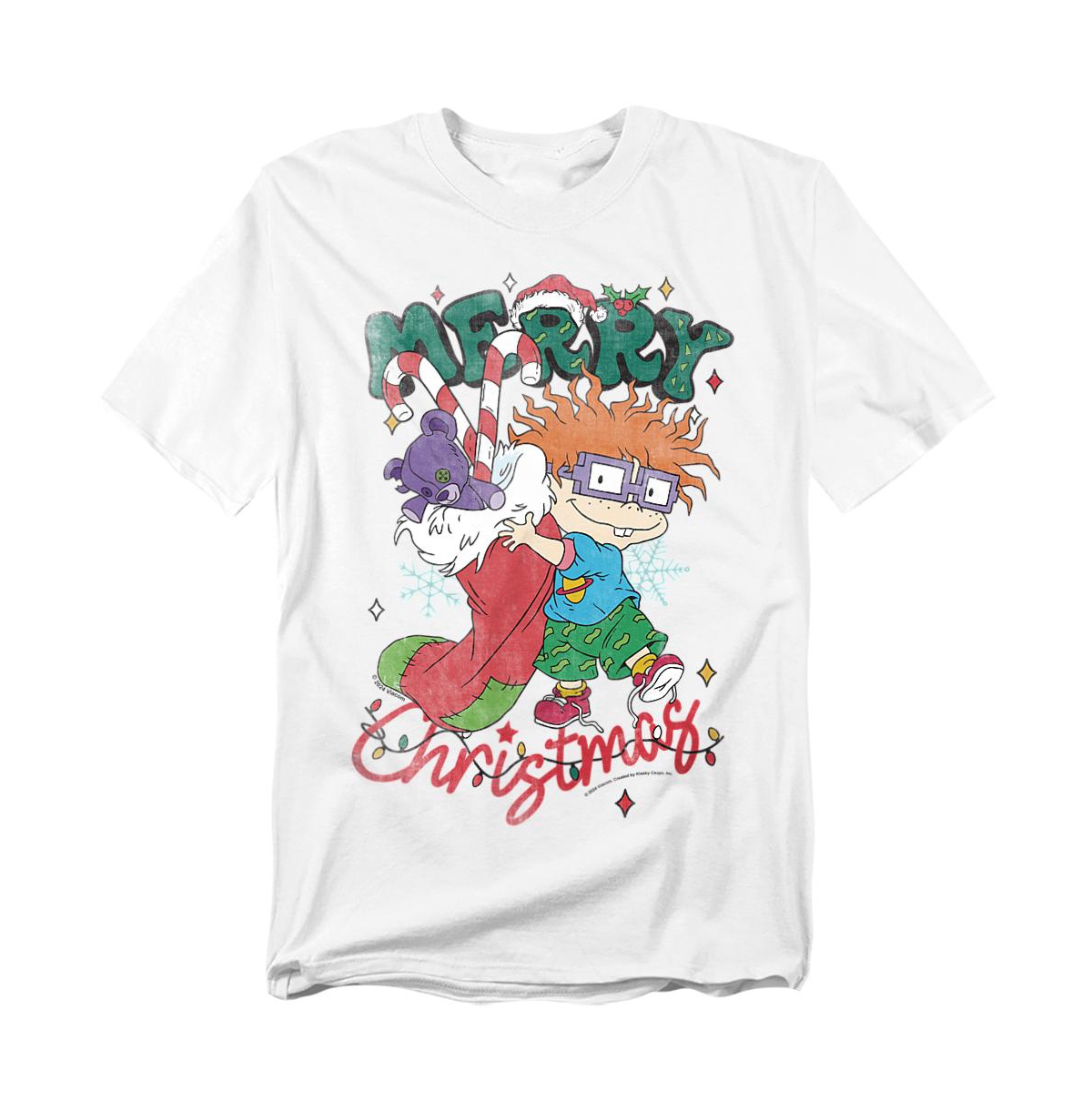 Click here for Rugrats Mens Chuckie Christmas Stocking T-Shirt -... prices