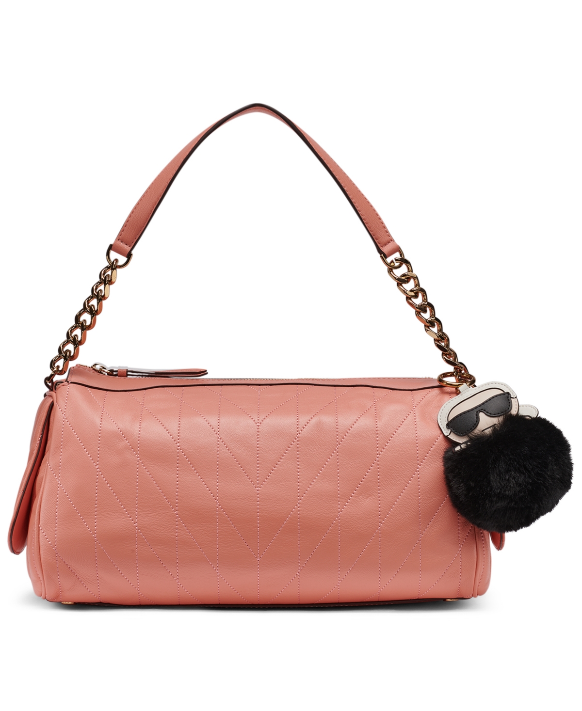 Click here for Karl Lagerfeld Paris Lafayette Medium Zip-Top Satc... prices