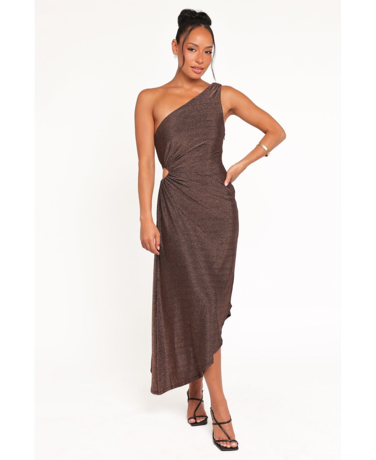 Click here for Petal and Pup Womens Emma One Shoulder Midi Dress... prices