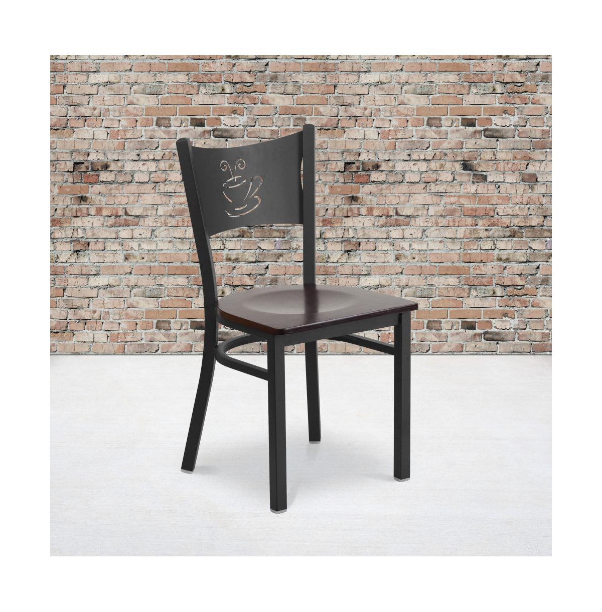 Click here for Emma+Oliver Coffee Back Metal Restaurant Dining Ch... prices