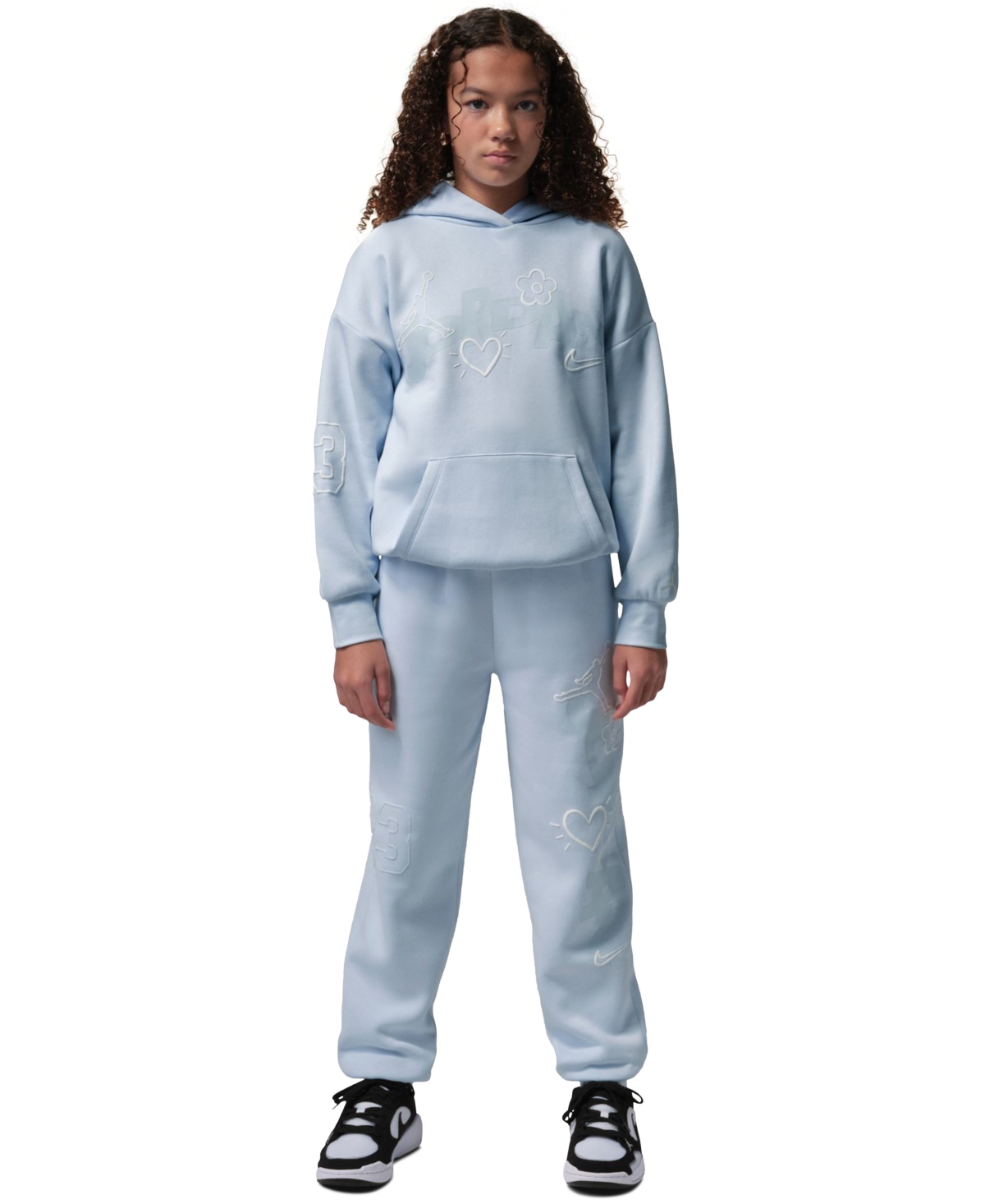 Click here for Jordan Girls 7-16 Love Is In The Air Fleece Pants... prices