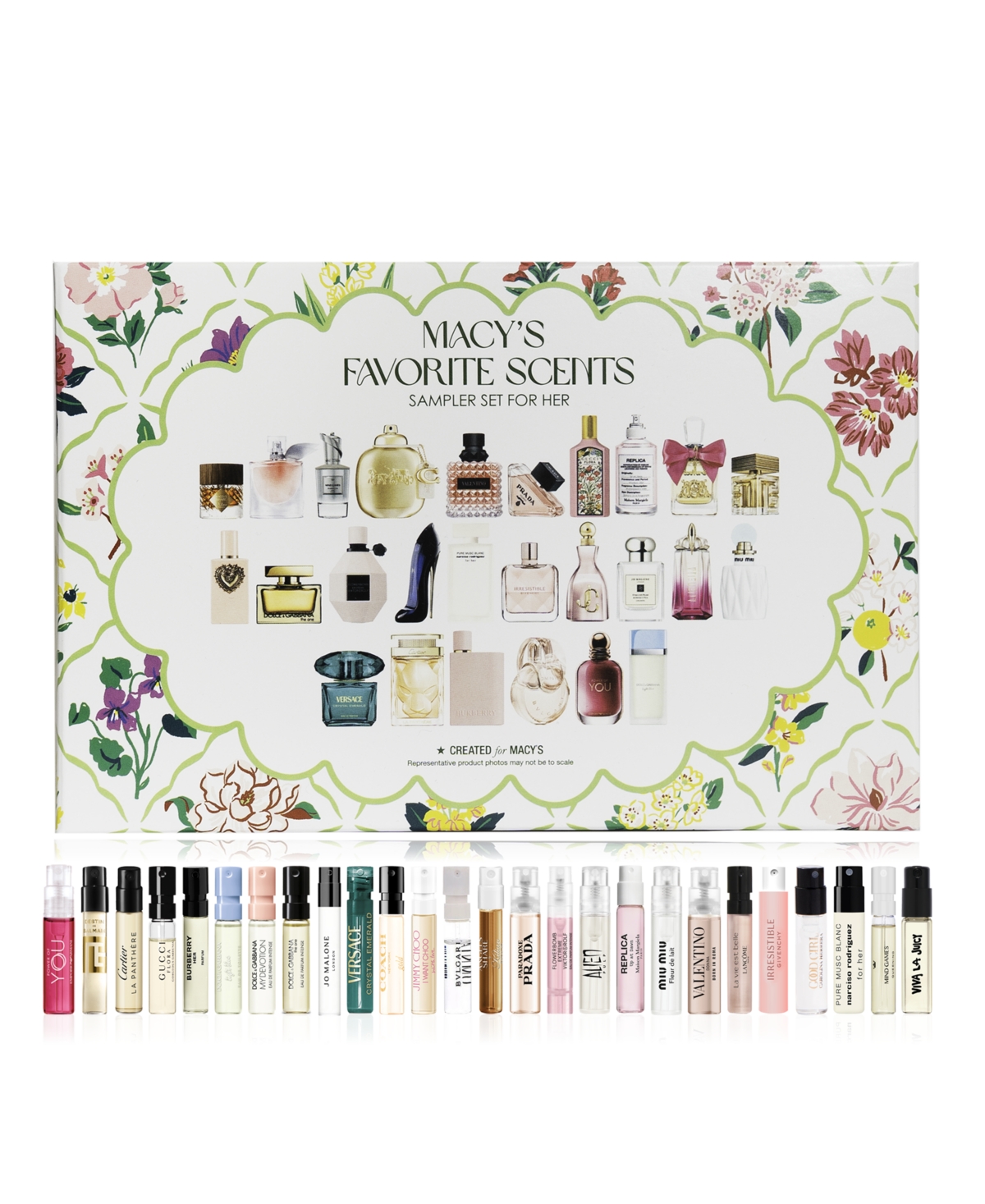 Click here for Macys 26-Pc. For Her Fragrance Sampler Set prices