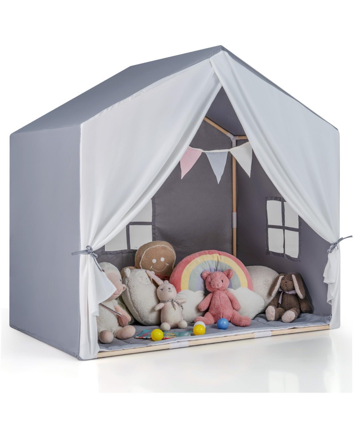 Click here for Mecale Kids Play Tent with Washable Cotton Mat and... prices