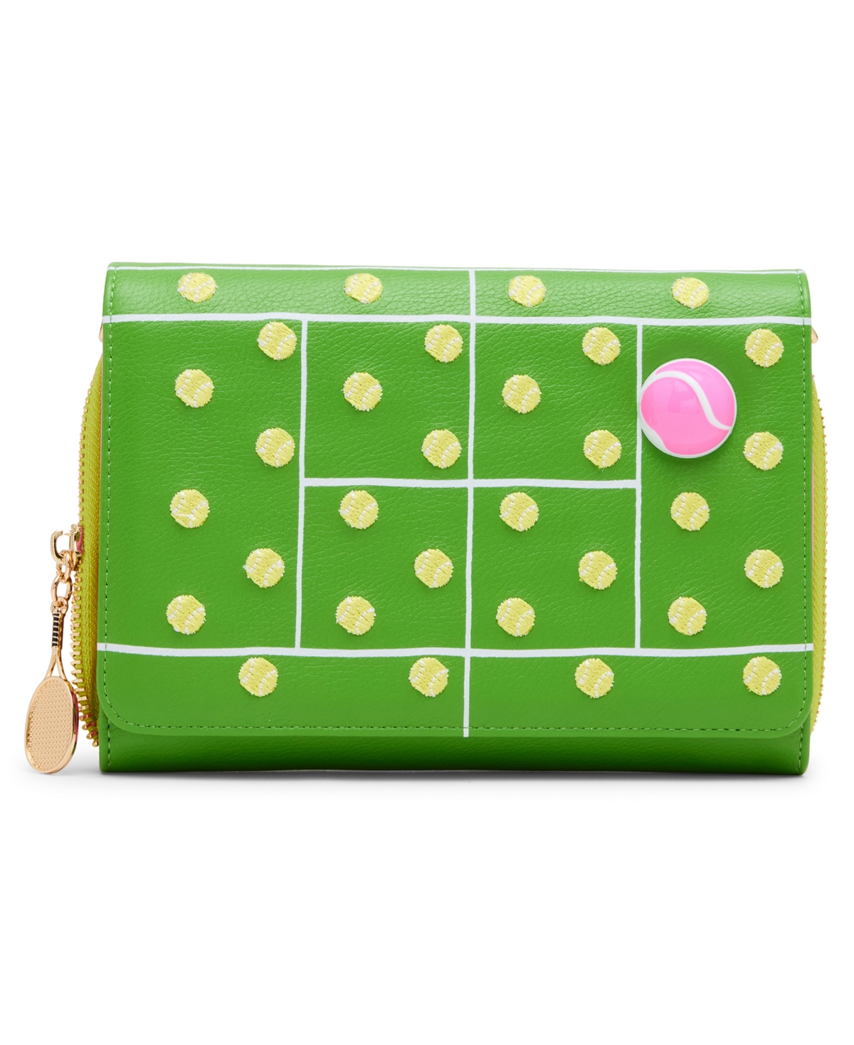 Click here for Betsey Johnson Kisses Crossbody Wallet - Green prices