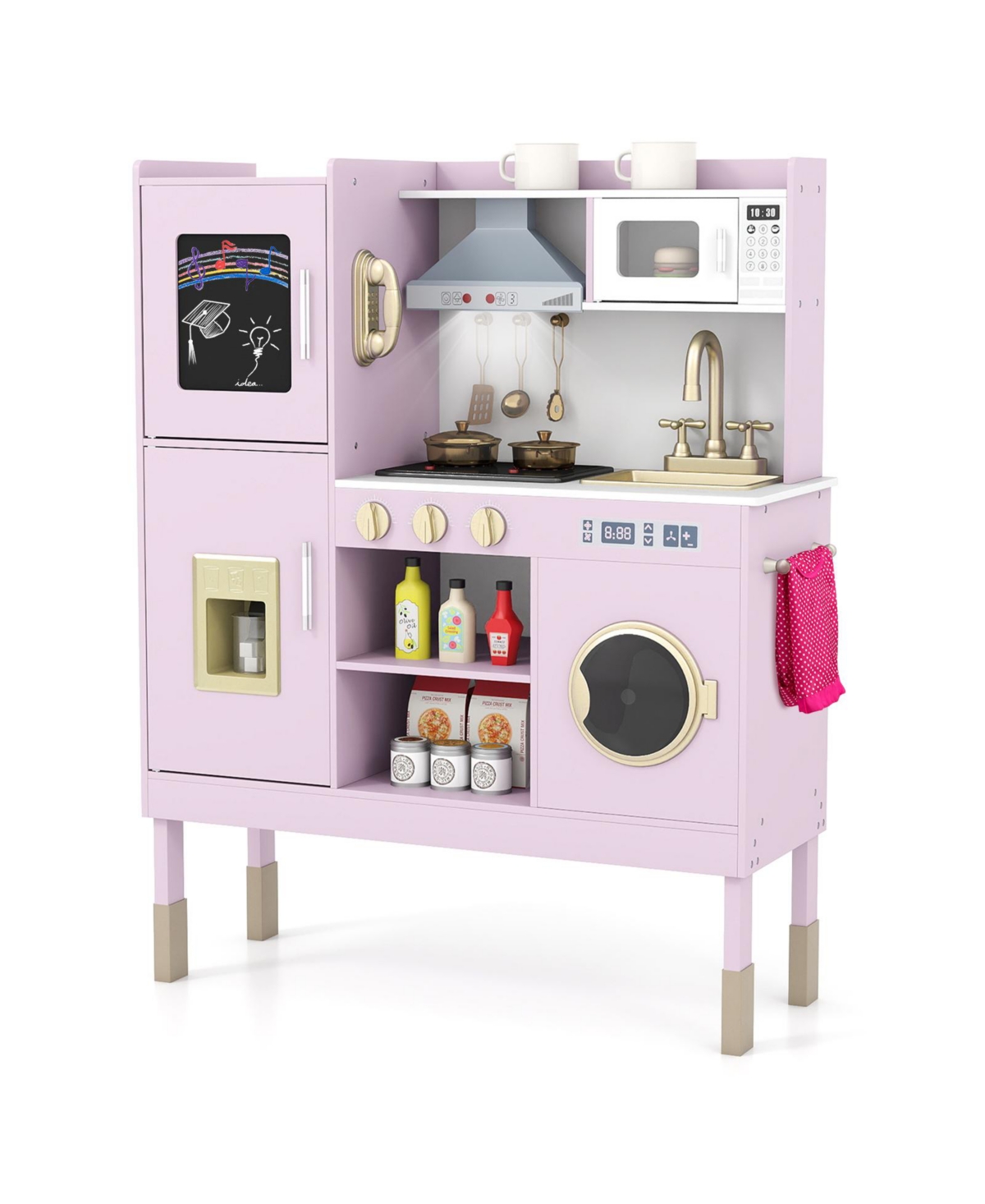 Click here for Mecale Pretend Play Kitchen Toy with Range Hood  I... prices