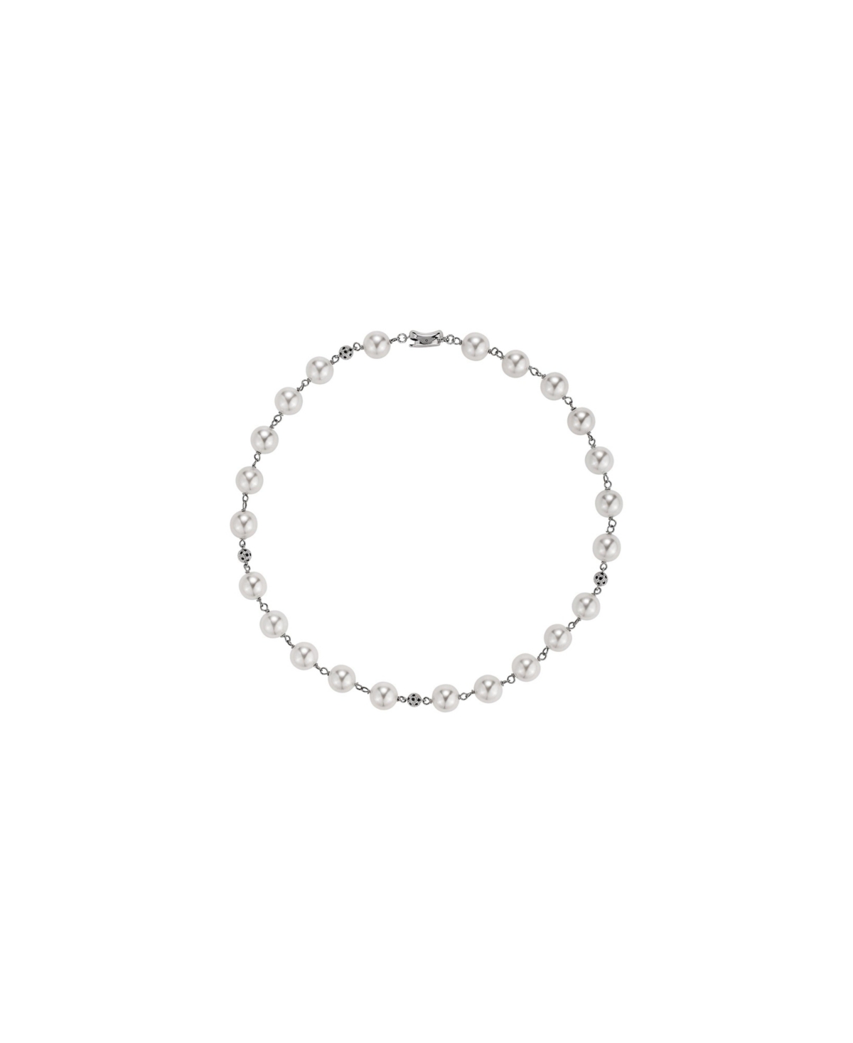 Click here for Retro Chic Leopard Shell Pearl Collar Necklace - W... prices