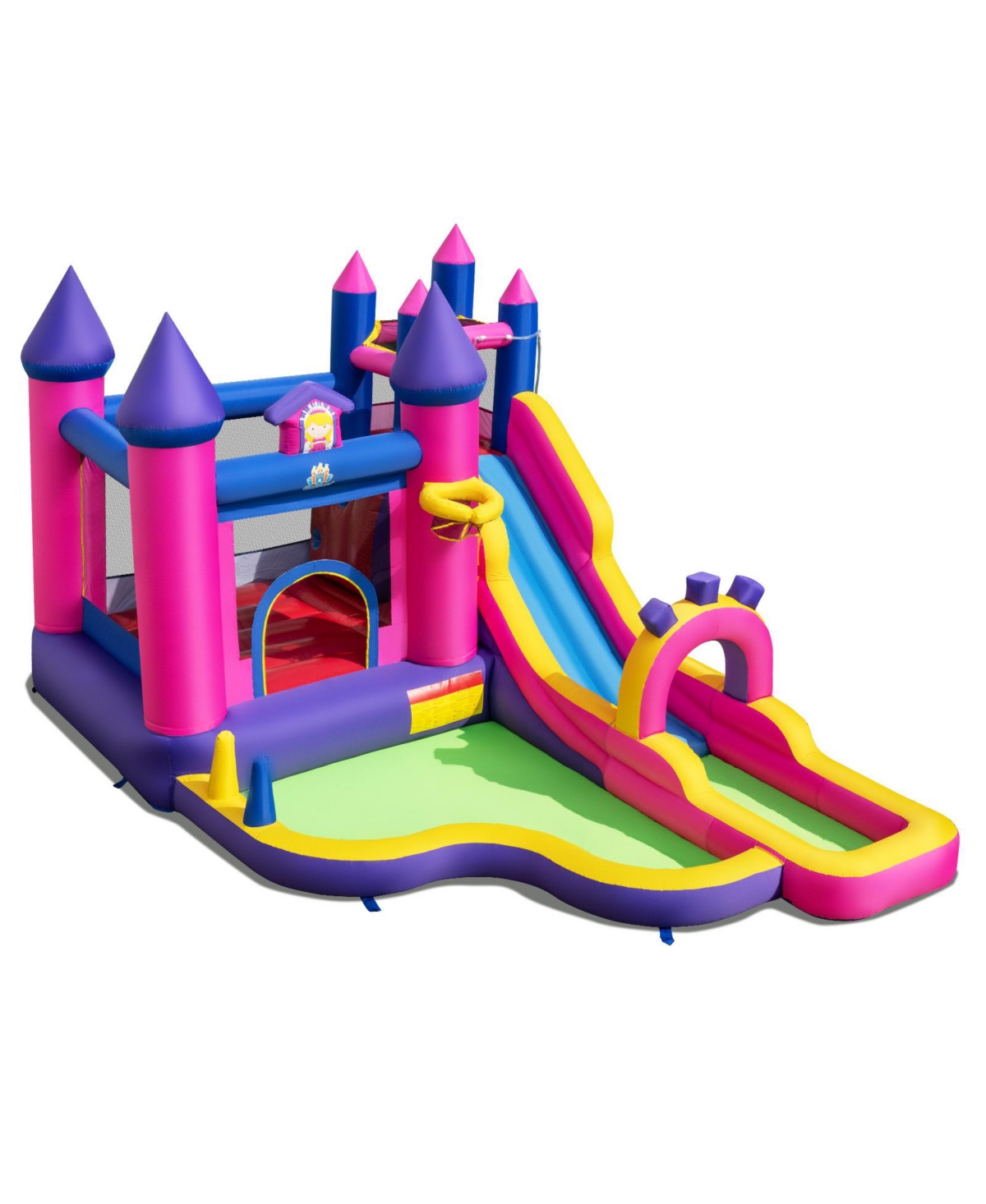 Click here for Mecale Princess Inflatable Water Slide Bounce Cast... prices