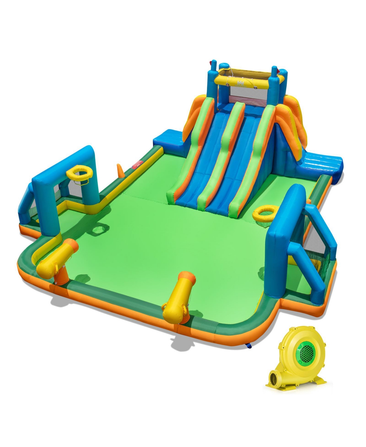 Click here for Mecale Kids Inflatable Water Slide with 2 Long Sli... prices