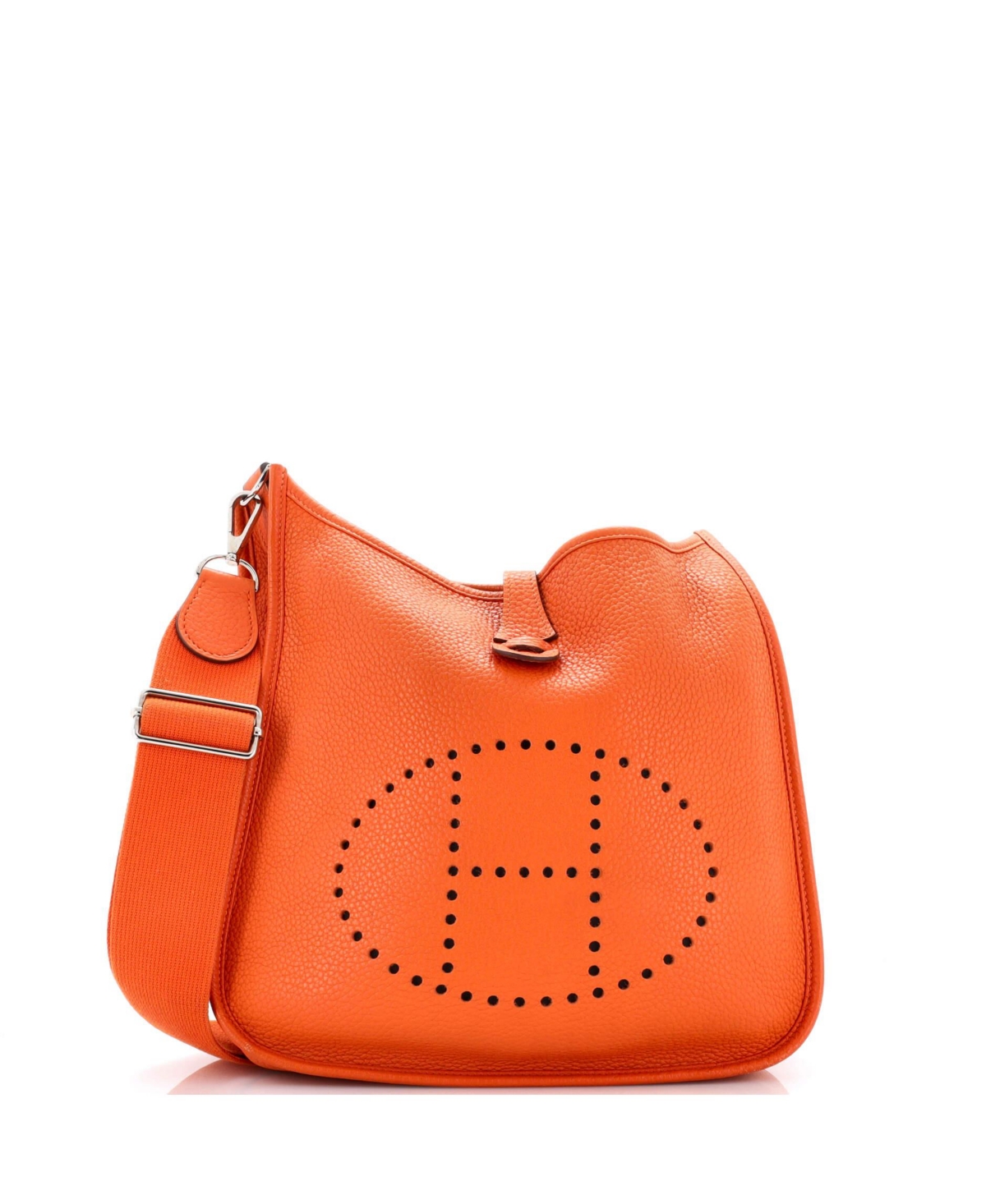 Click here for Pre-Owned HERMES Pm Evelyne Bag Gen Iii Clemence -... prices
