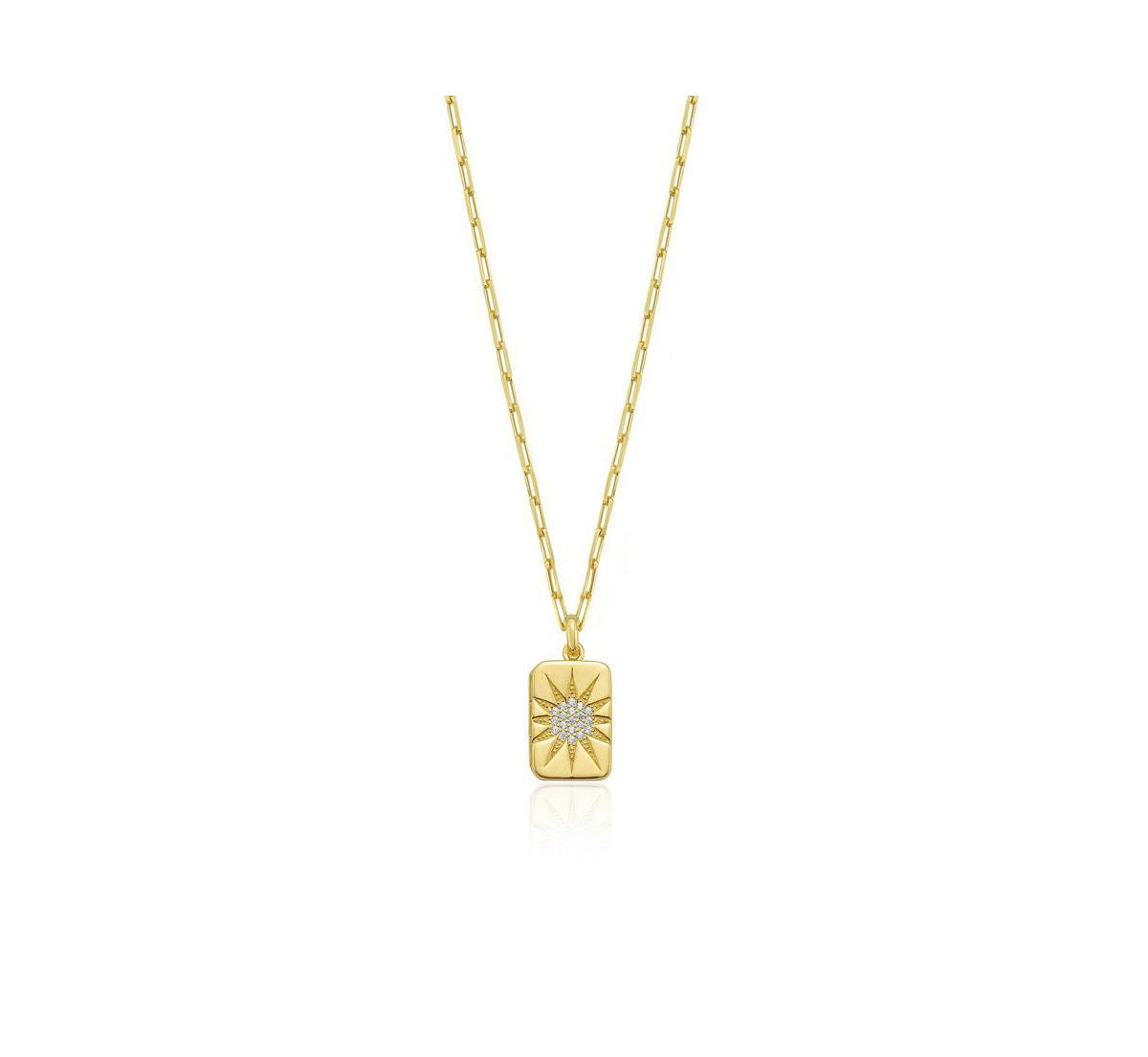 Click here for The Lovery Starburst Locket Necklace 14K Plated St... prices