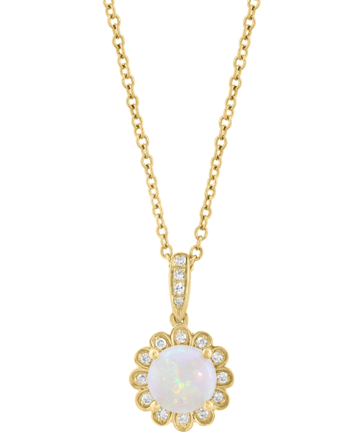 Click here for Effy Collection Opal (1/2 ct. t.w.) and Diamond (1... prices