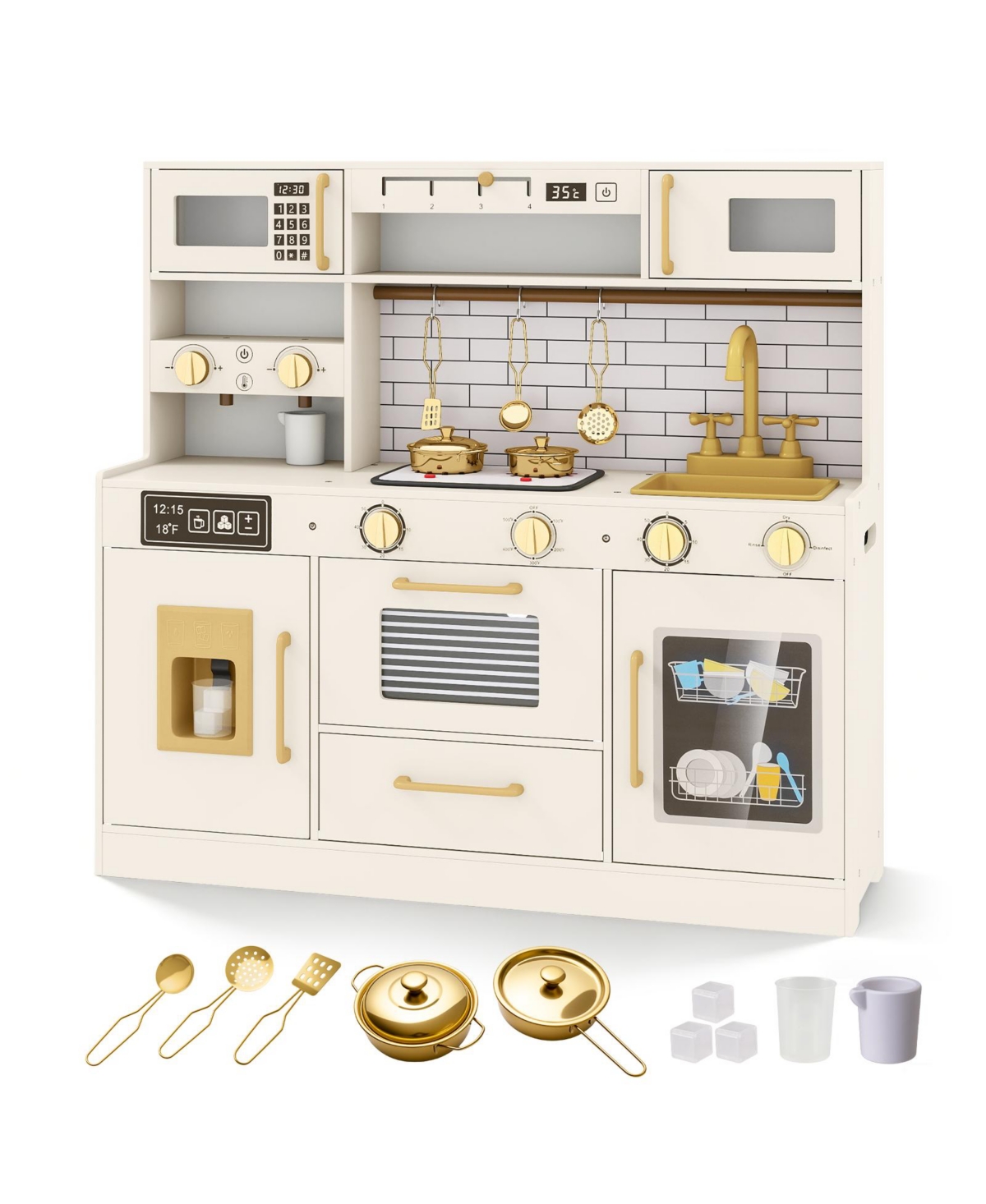 Click here for Mecale Pretend Toy Kitchen Set with Stove & Water... prices