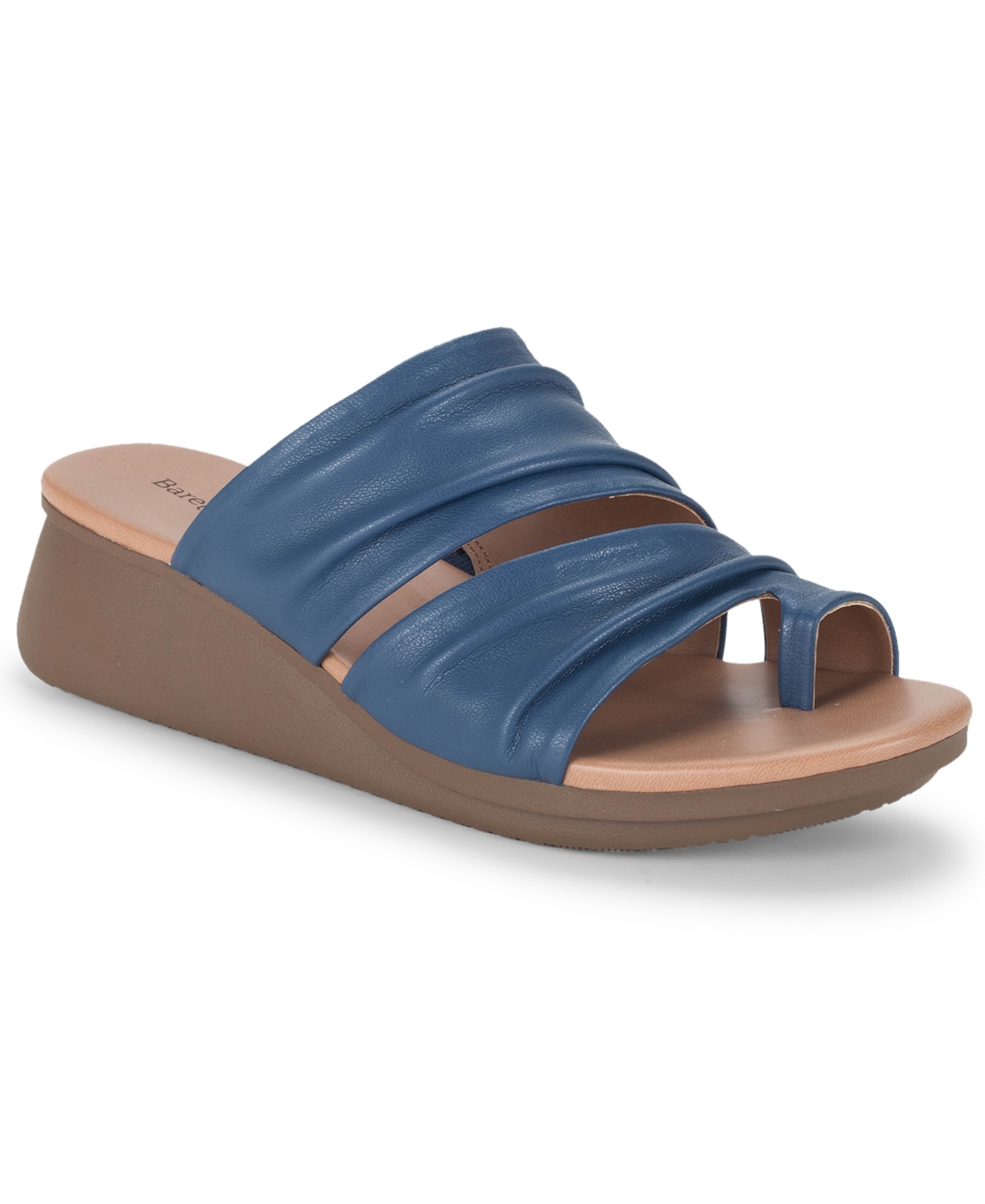 Click here for Baretraps Womens Venus Slip-On Sandals - Navy prices