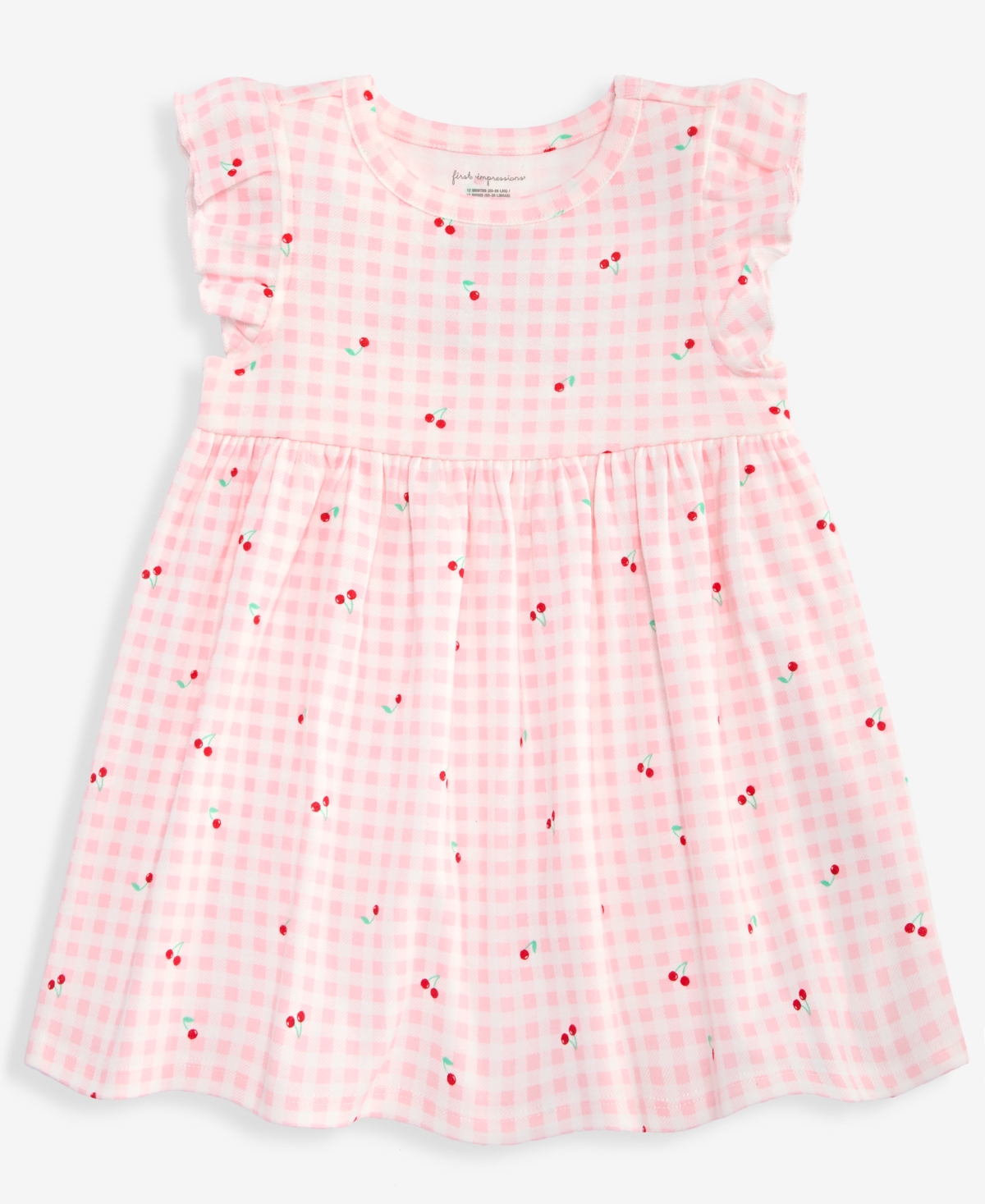 Click here for First Impressions Baby Girls 0M-24M Cherry-Print G... prices