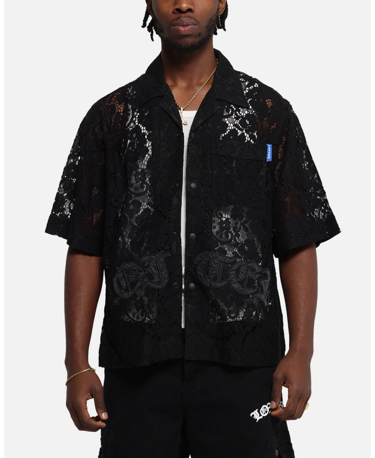Click here for Loiter Mens Lace Button Up Shirt prices