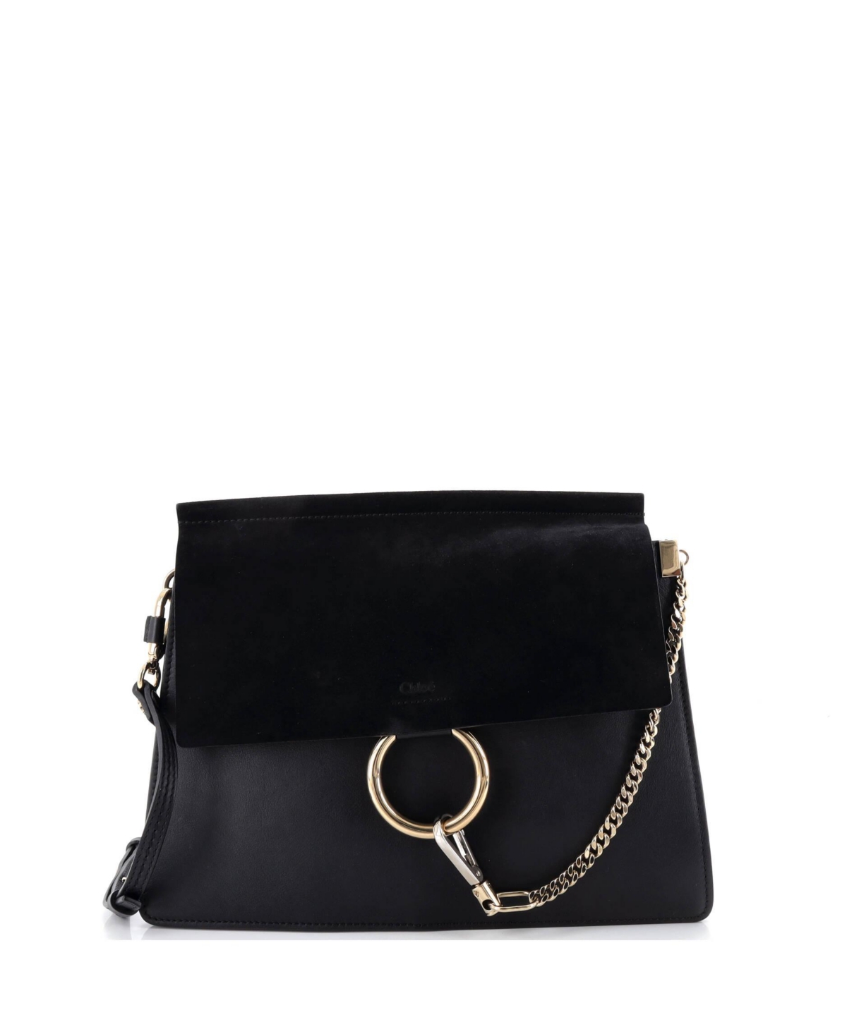 Click here for Pre-Owned Chloe Medium Faye Shoulder Bag Leather a... prices