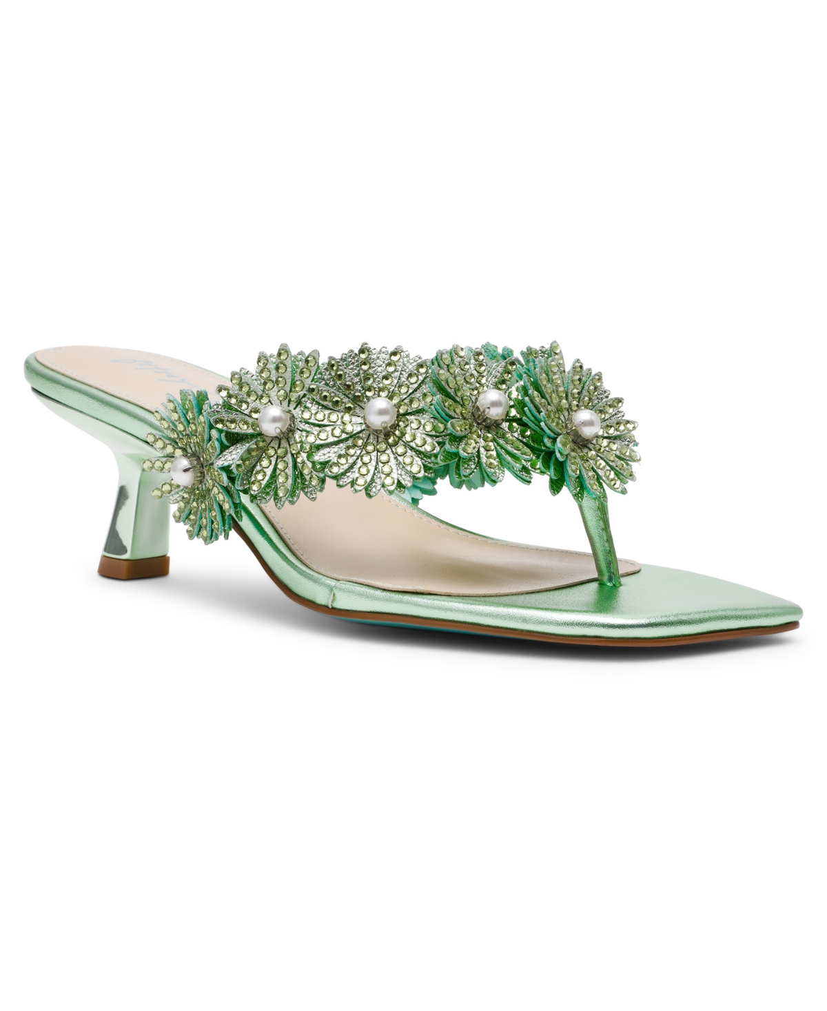 Click here for Betsey Johnson Womens Leslie Slip-On Sandals - Min... prices