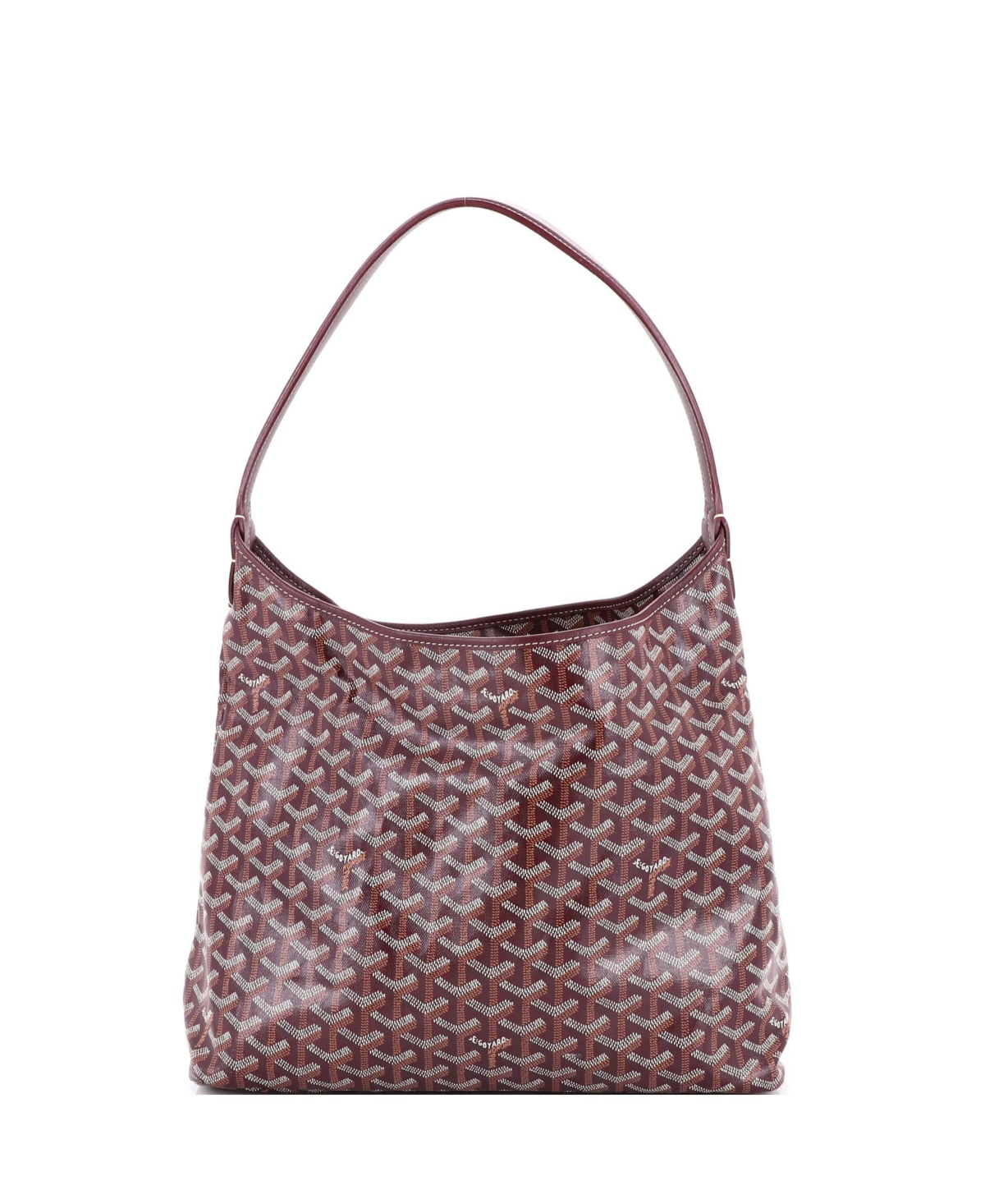Click here for Pre-Owned Goyard Boheme Hobo Coated Canvas - Red prices