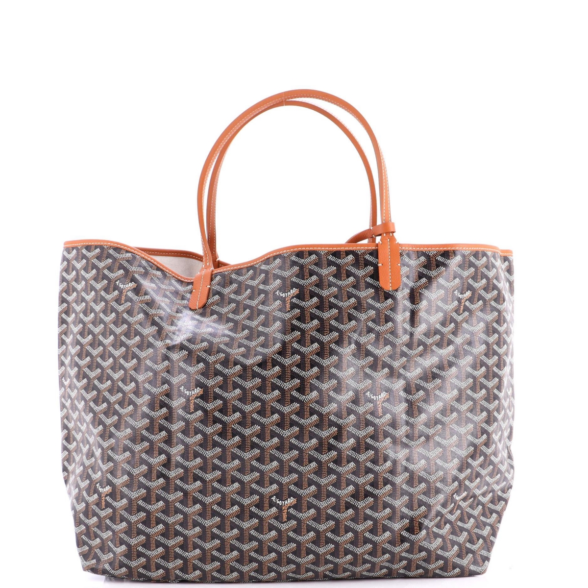 Click here for Pre-Owned Goyard Gm Saint Louis Tote Coated Canvas... prices