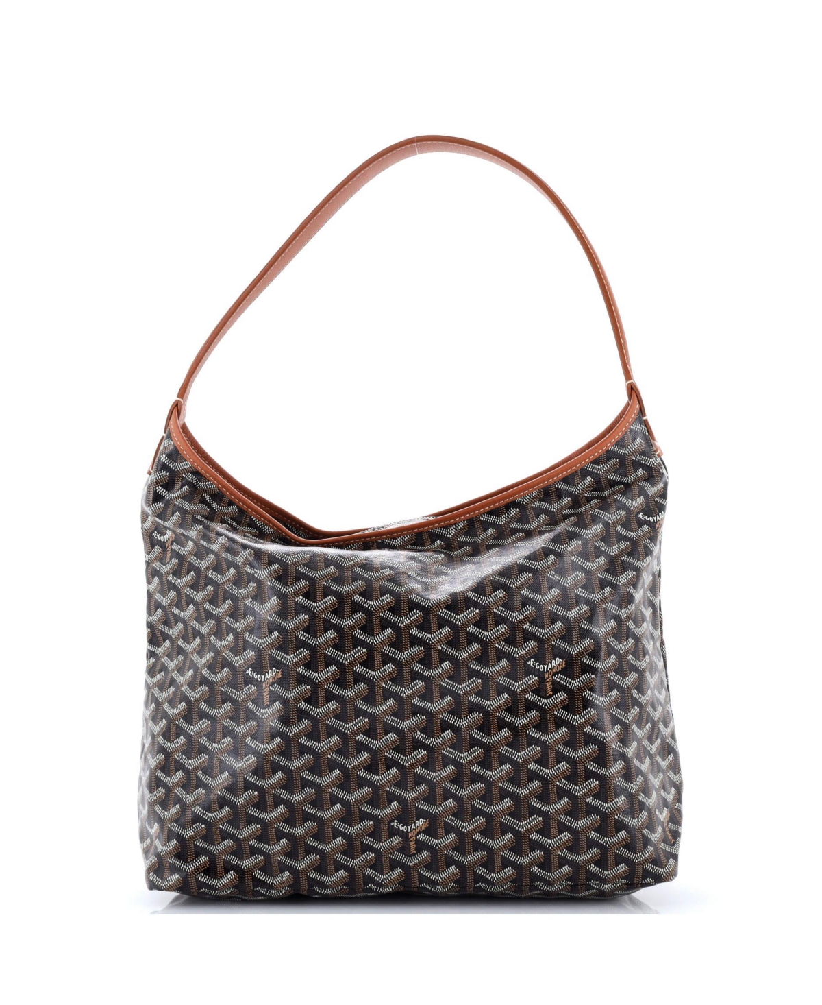 Click here for Pre-Owned Goyard Boheme Hobo Coated Canvas - Brown prices