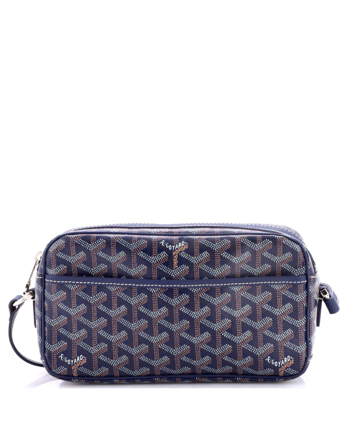 Click here for Pre-Owned Goyard Cap Vert Bag Coated Canvas - Blue prices