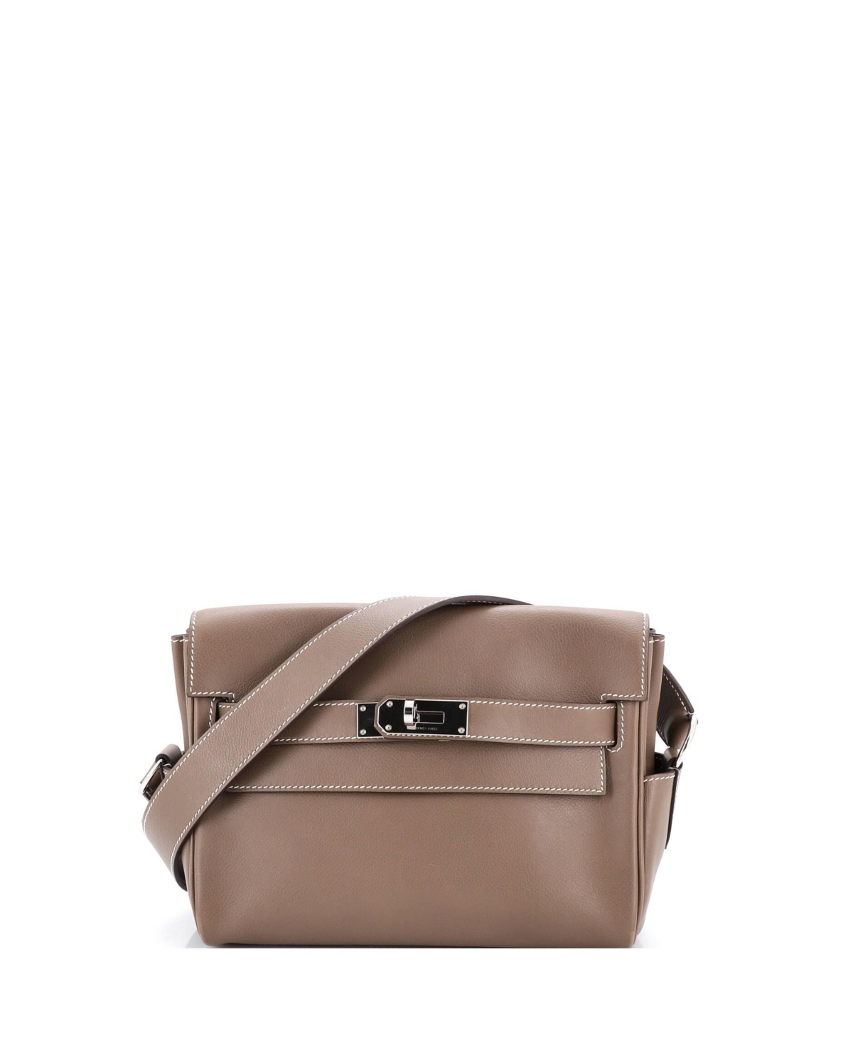 Click here for Pre-Owned HERMES Pm Kelly Messenger Bag Evercolor... prices