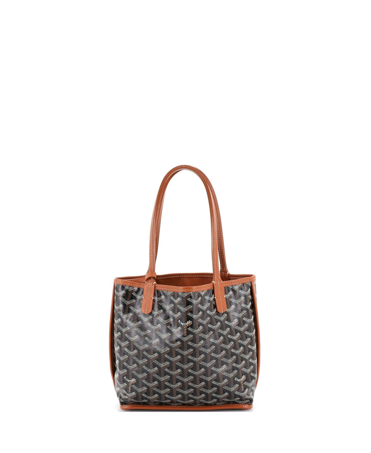 Click here for Pre-Owned Goyard Mini Anjou Reversible Tote Coated... prices