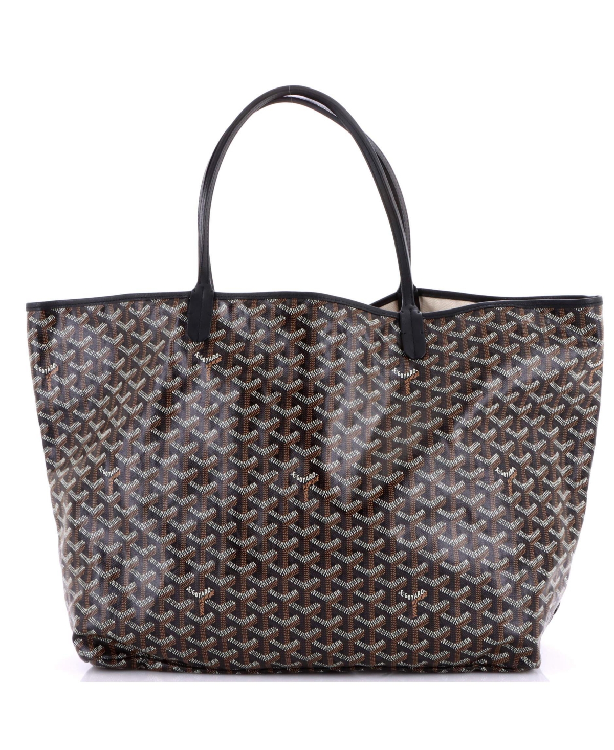 Click here for Pre-Owned Goyard Gm Saint Louis Tote Coated Canvas... prices
