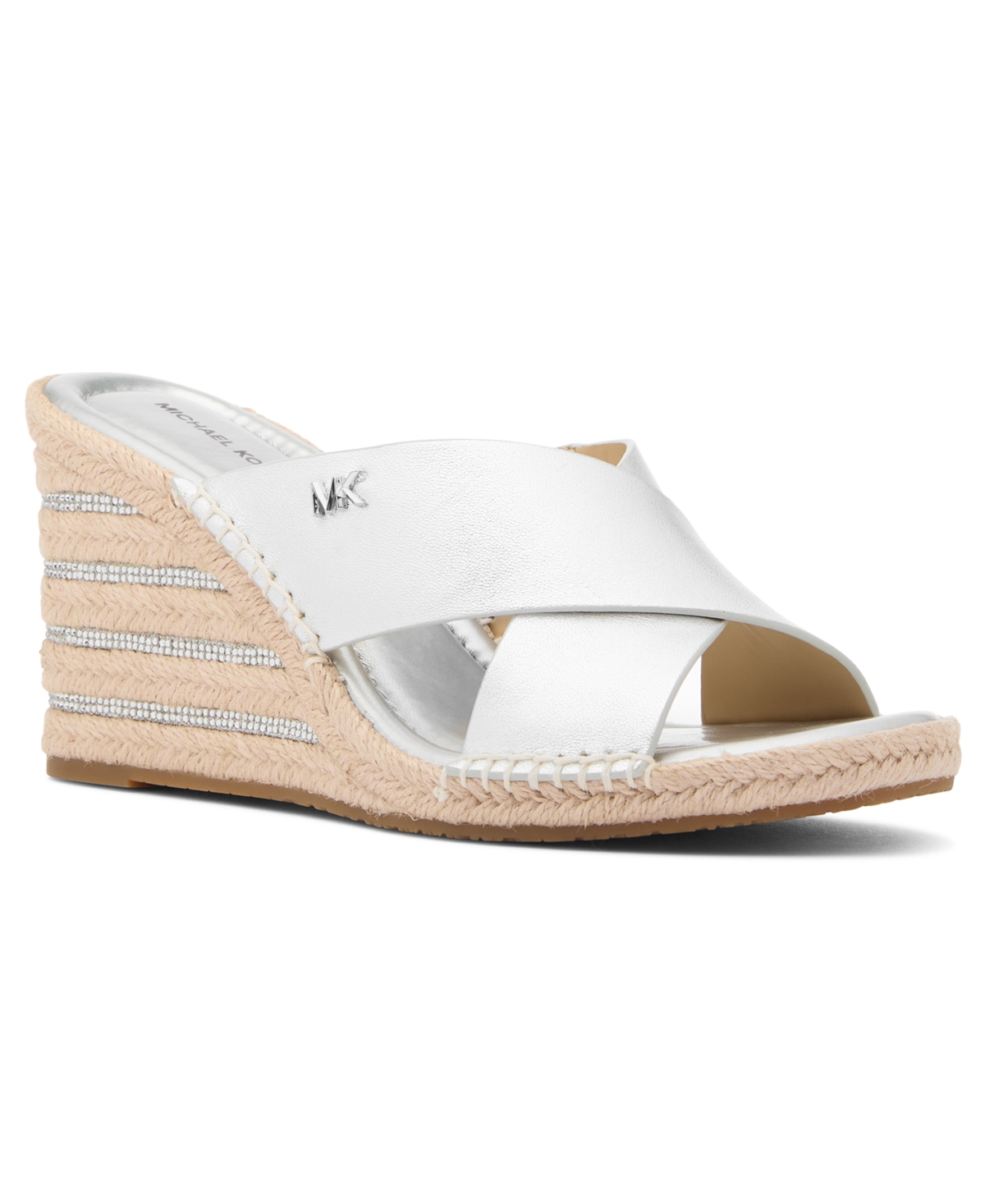 Click here for Michael Kors Womens Kenzie Slip- On Wedge Sandals... prices