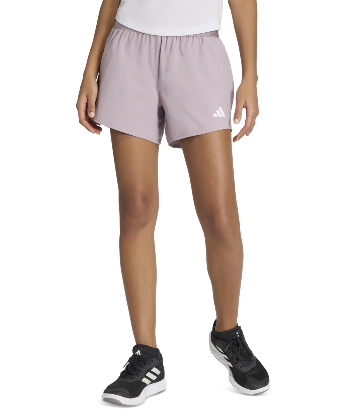 Click here for adidas Womens Mid-Rise Workout Flex Woven Shorts -... prices