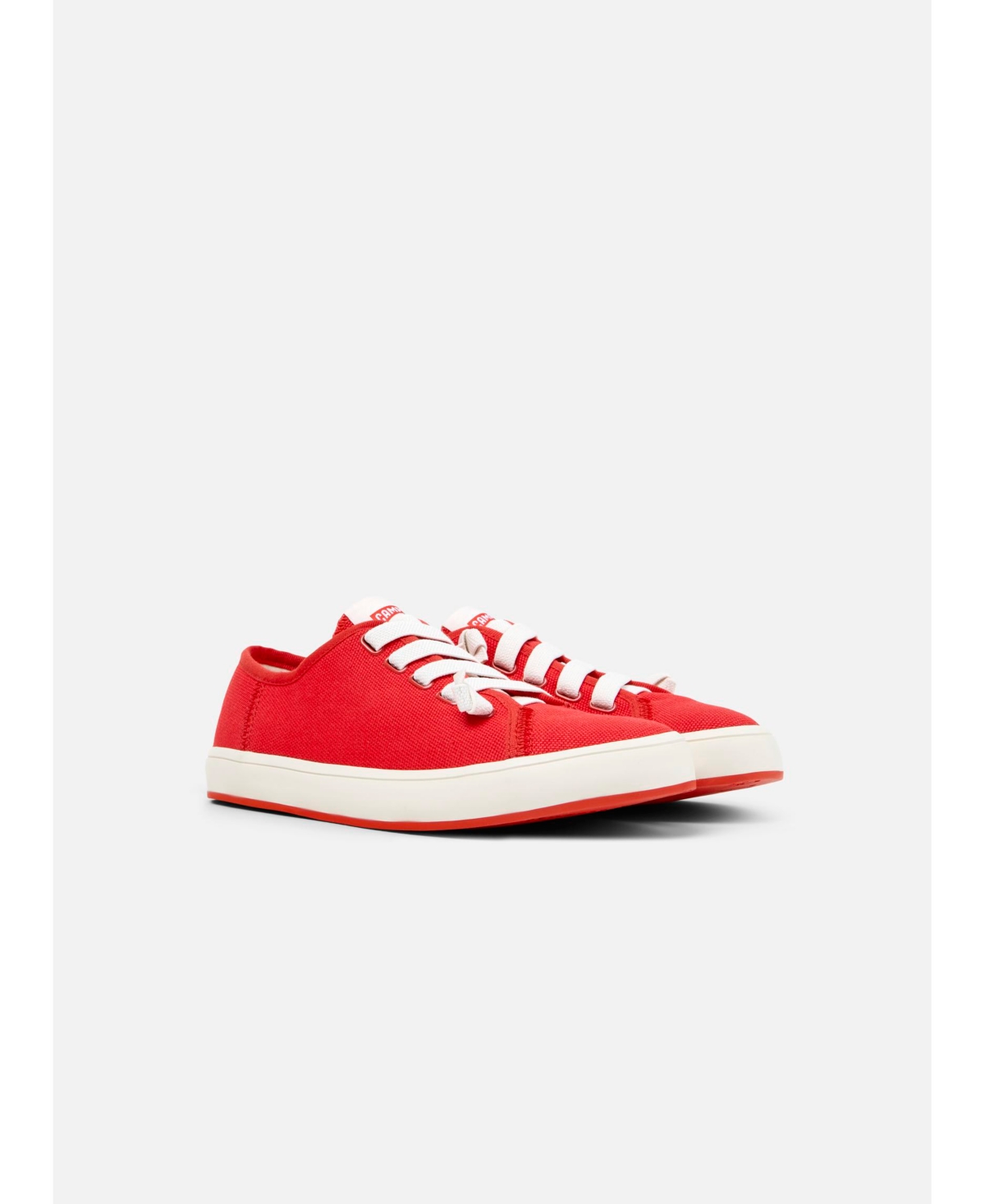 Click here for Camper Womens Peu Rambla Ii Leather Sneaker - Red prices