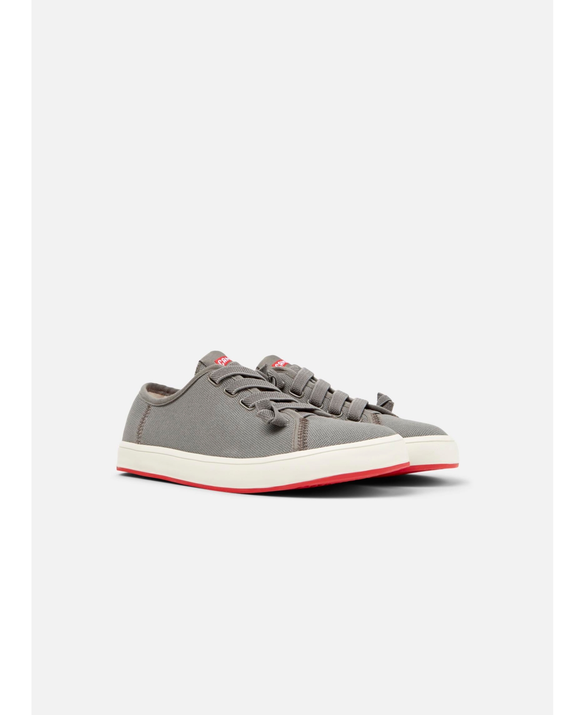 Click here for Camper Womens Peu Rambla Ii Leather Sneaker - Grey prices
