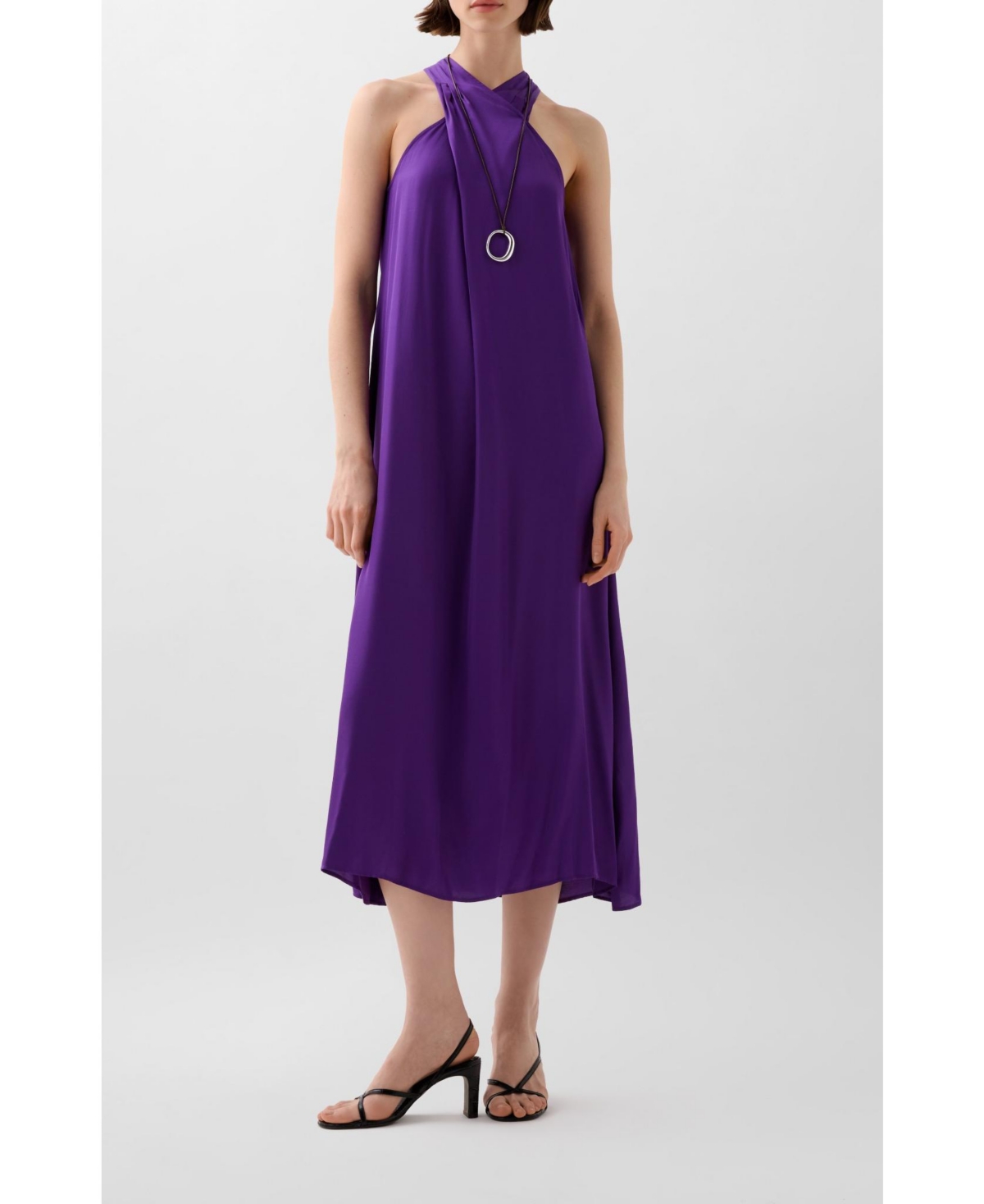 Click here for Scalpers Womens Slip Cross Dress - Purple prices